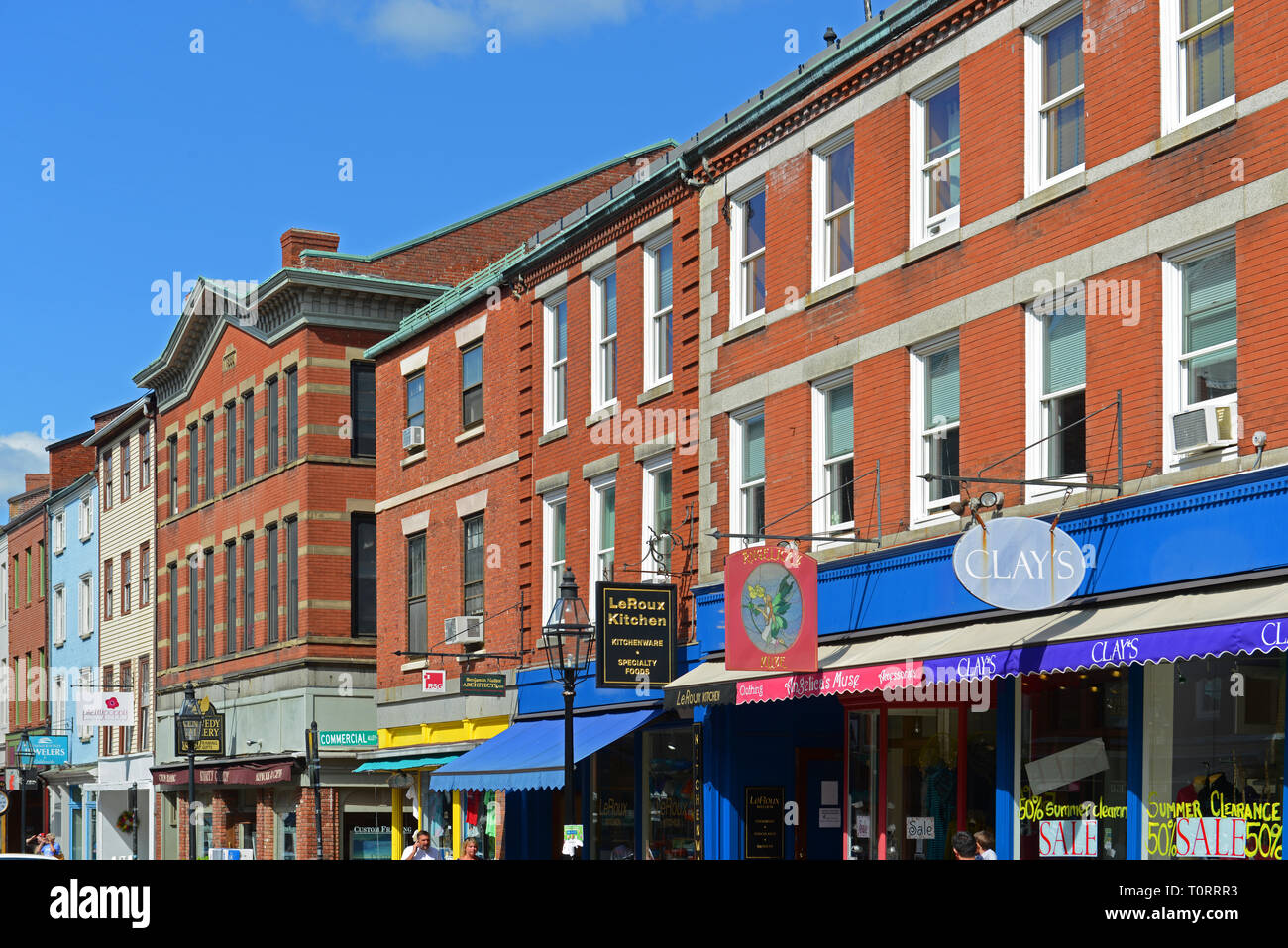 Portsmouth new hampshire market square hi-res stock photography and ...
