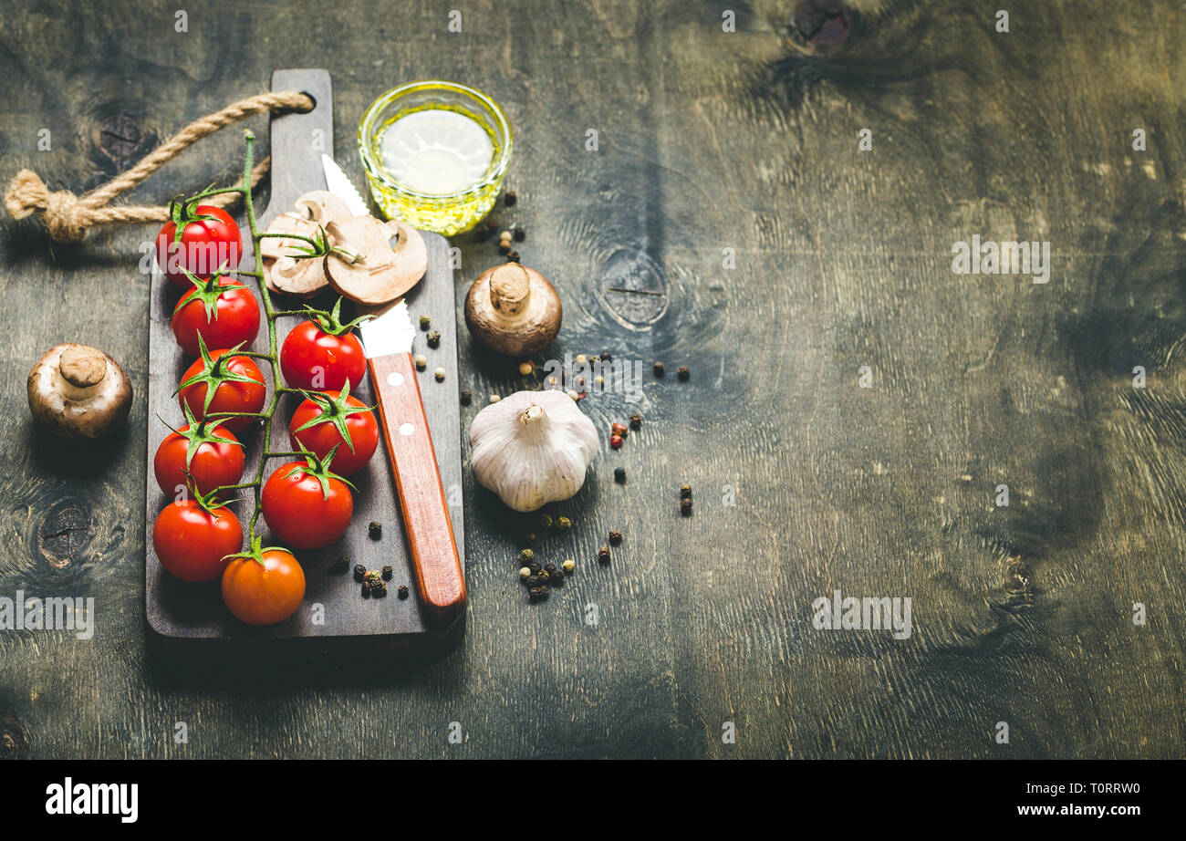 Cooking food background Stock Photo - Alamy