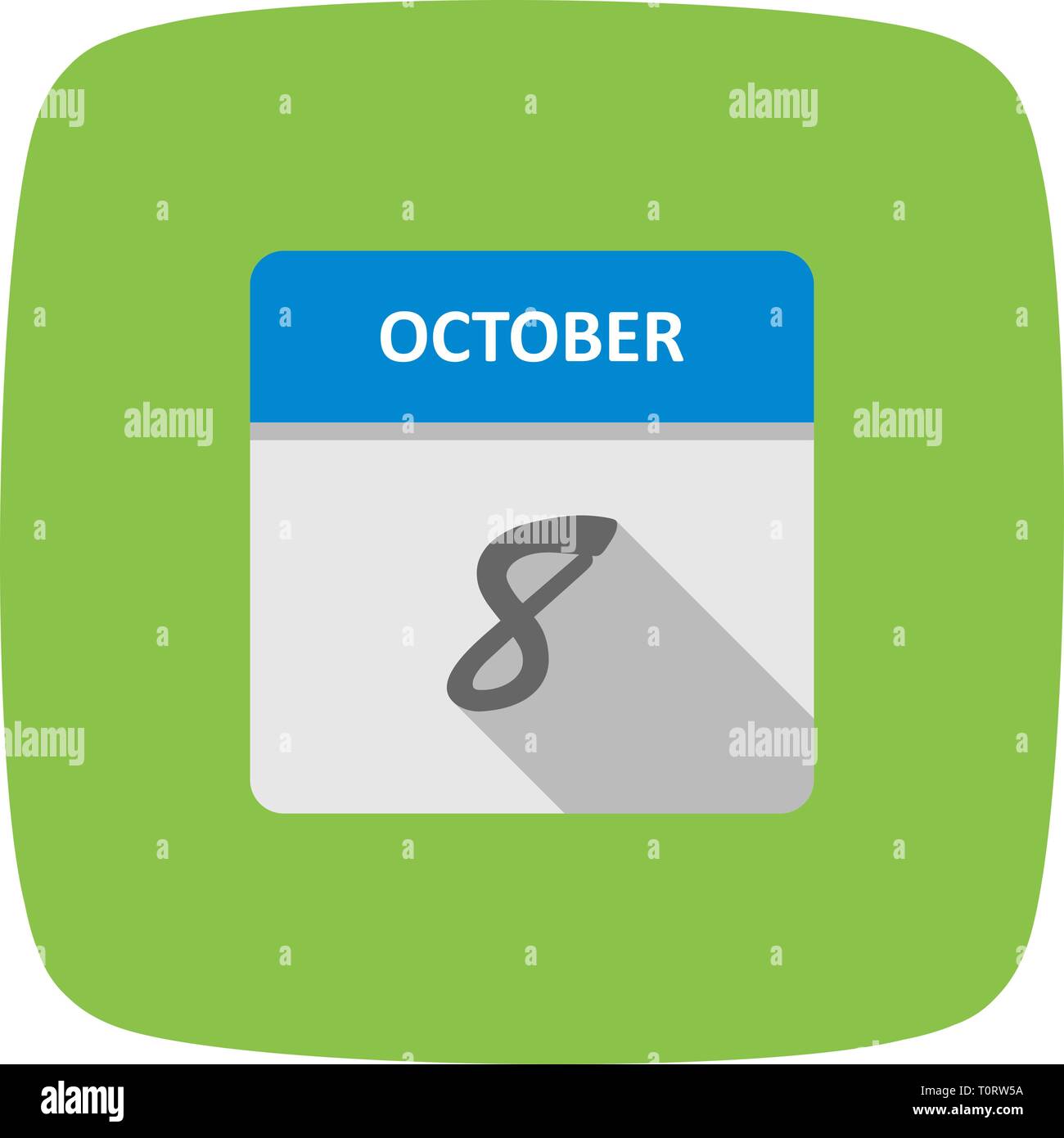 Single line illustration calendar hi-res stock photography and images ...
