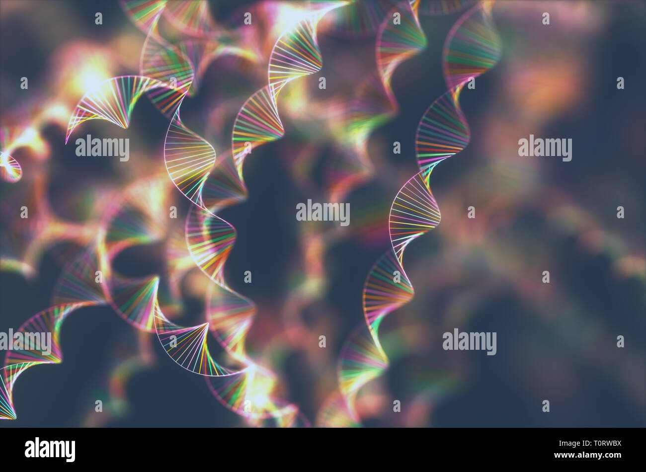 Image of genetic codes DNA. Concept image for use as background ...
