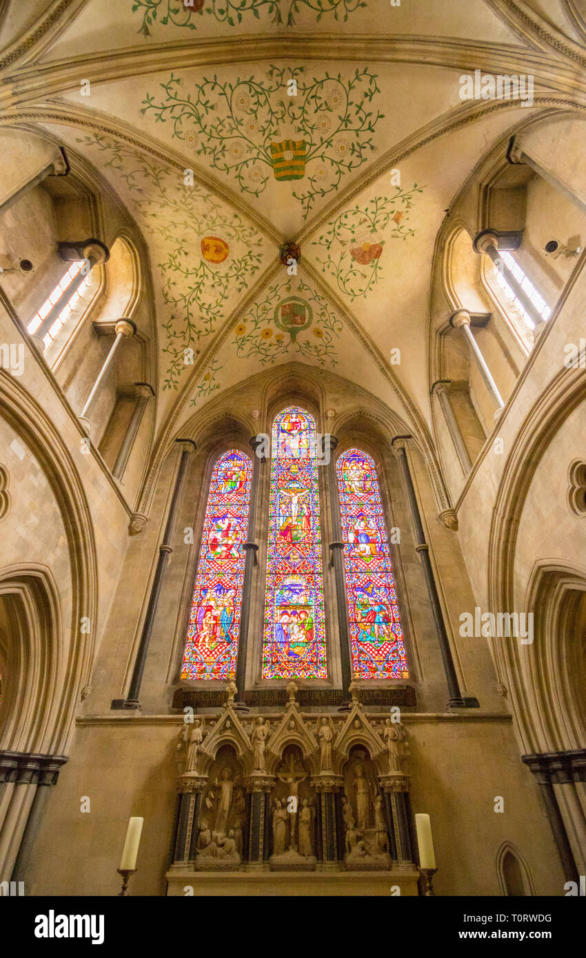 The altar at the Church of St Mary and St Blaise, Boxgrove near ...