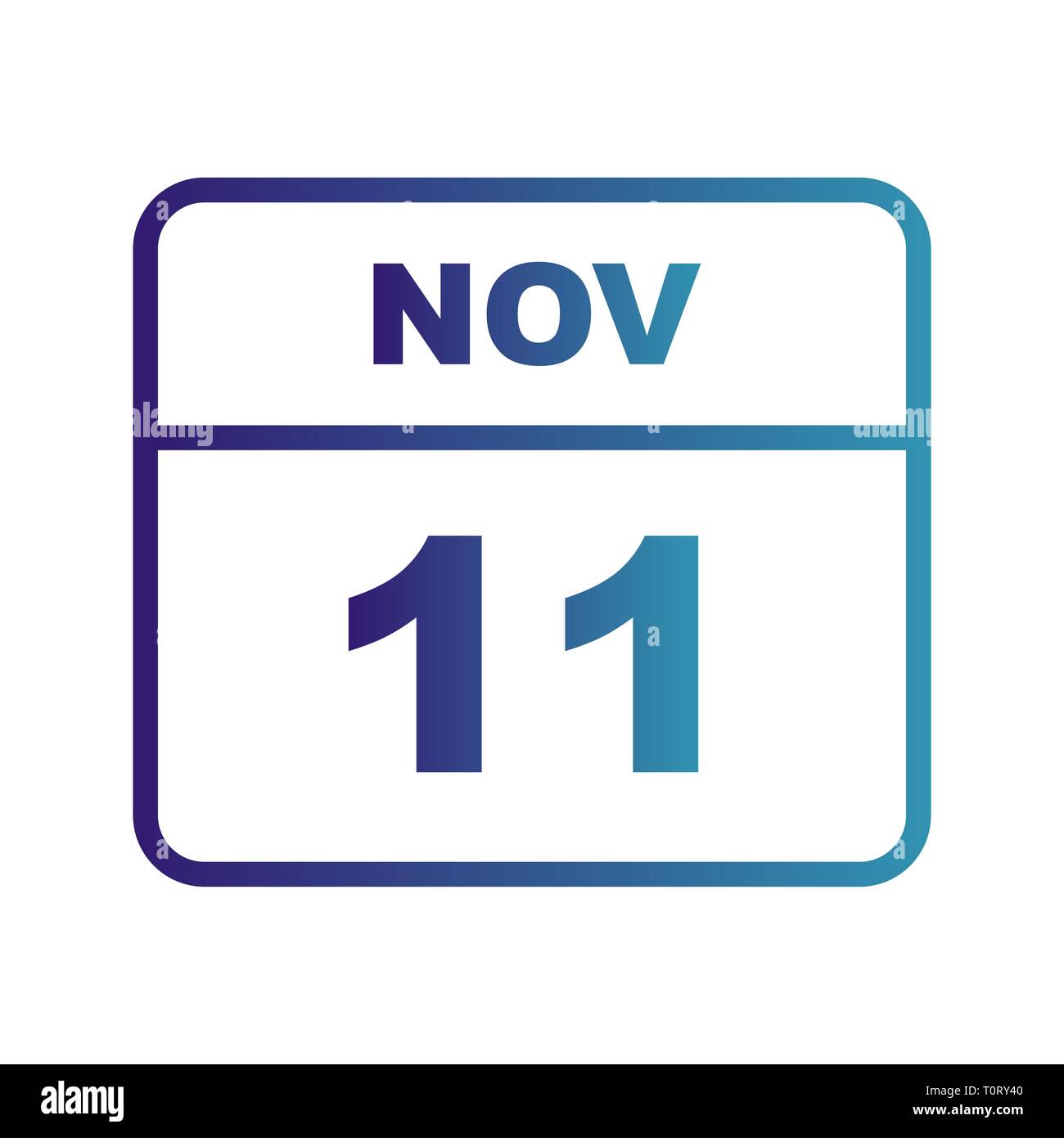 November 11th Cut Out Stock Images & Pictures - Alamy