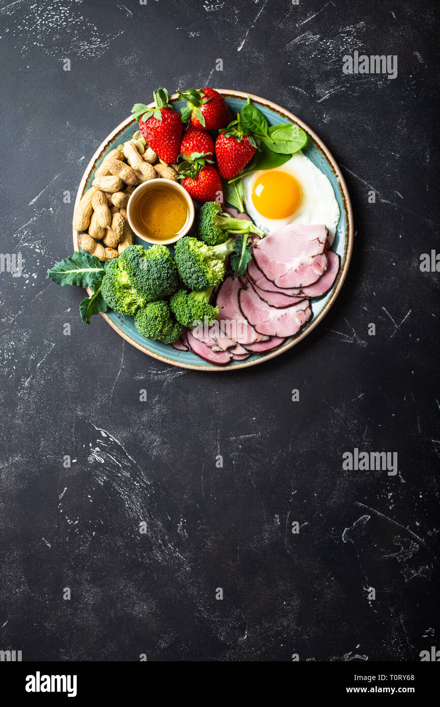 Keto diet concept Stock Photo - Alamy