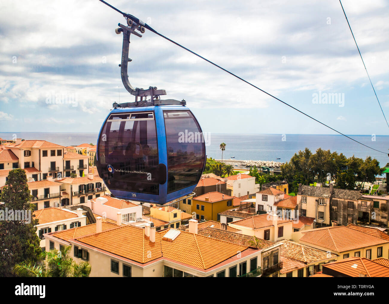 The funchal cable car hi-res stock photography and images - Alamy