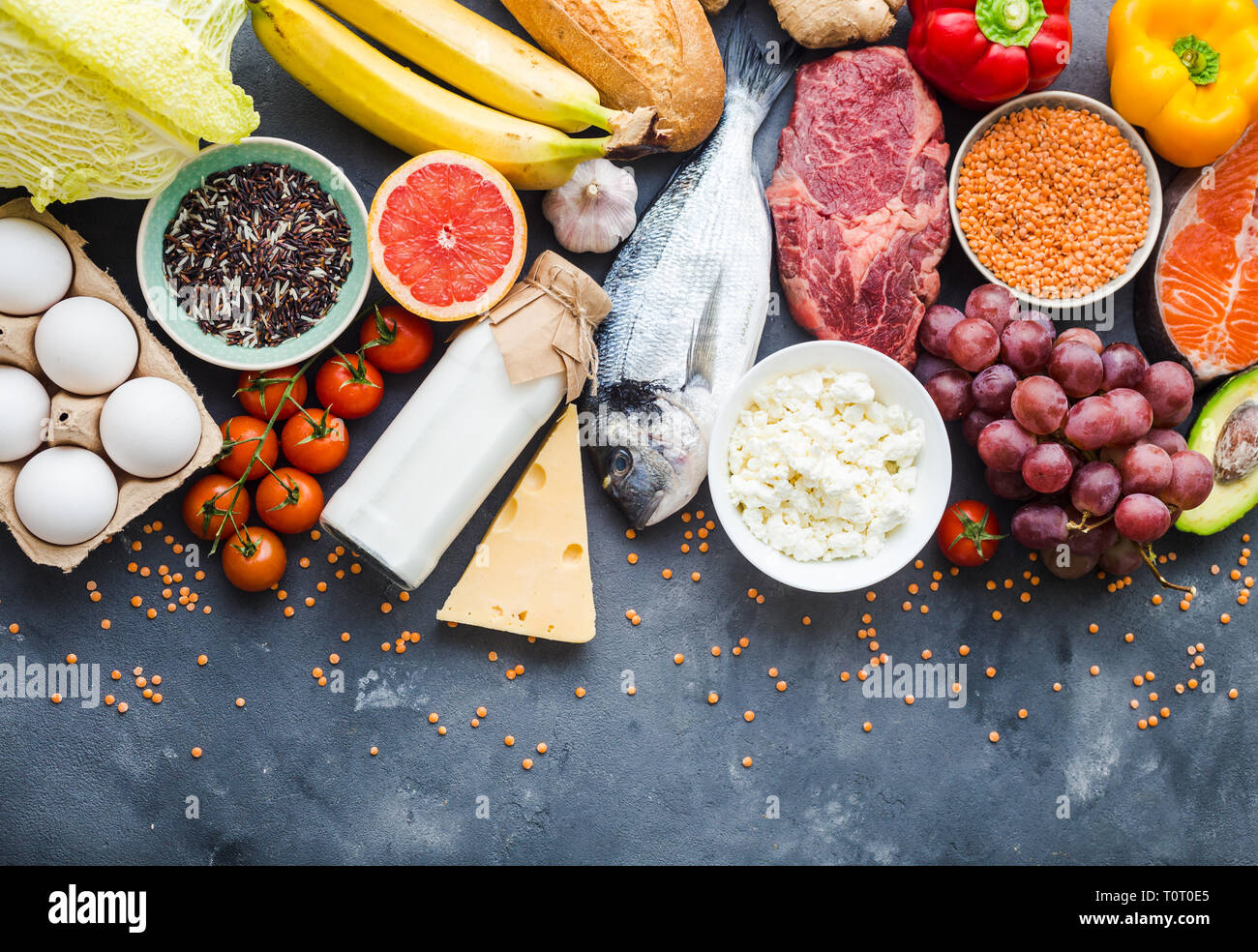 Healthy nutrition concept Stock Photo - Alamy