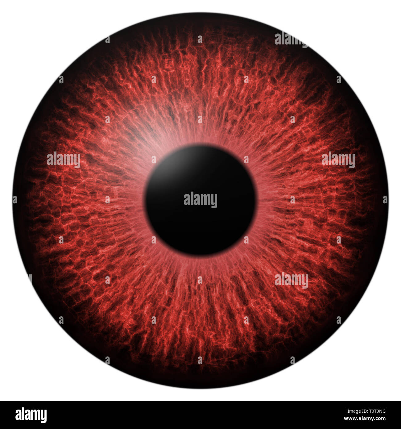 Red eye iris macro illustration Stock Photo - Alamy