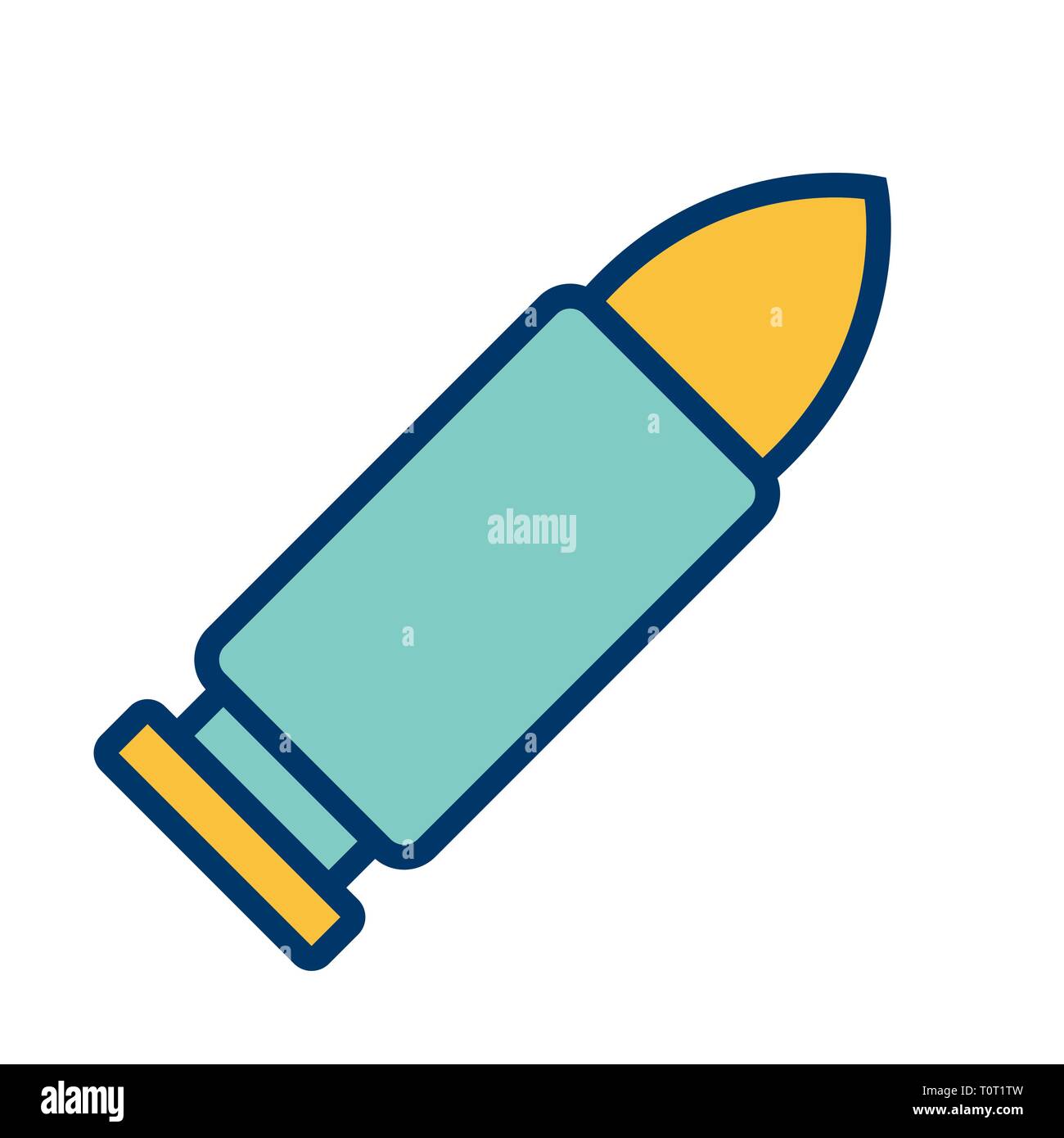 Illustration Bullet Icon Stock Photo - Alamy