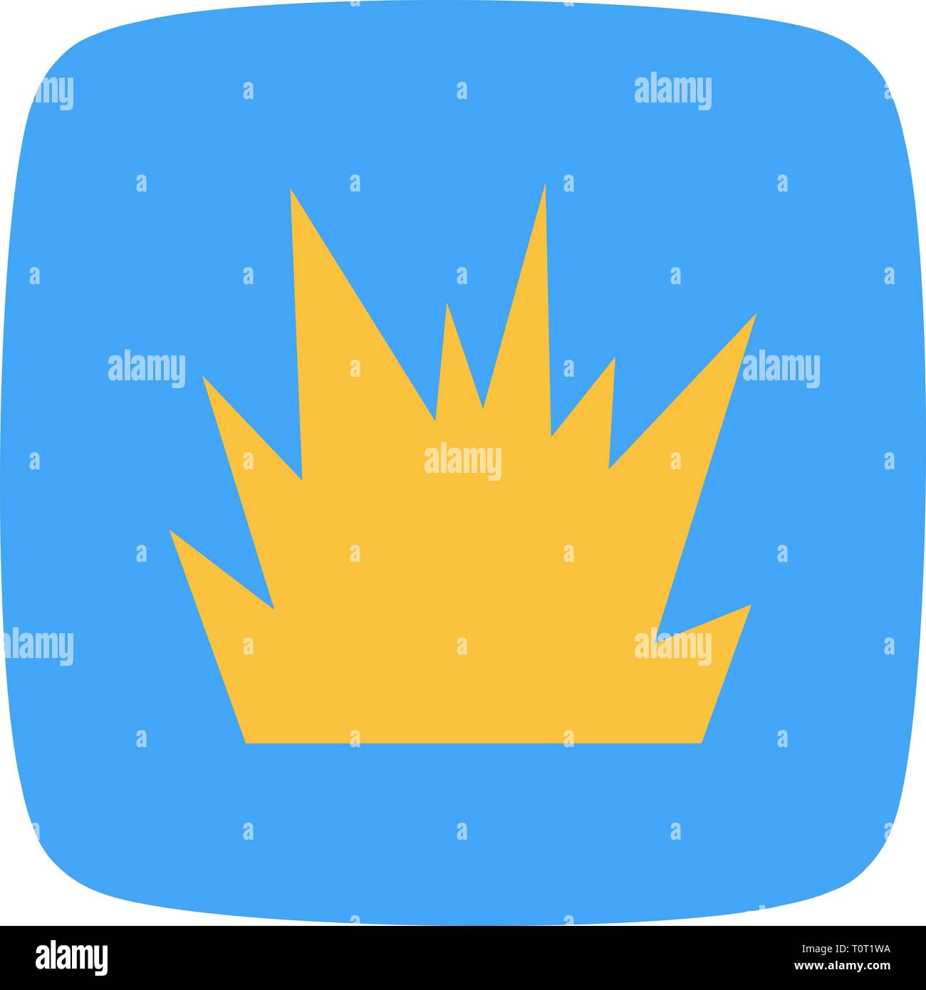 Illustration Blast Icon Stock Photo - Alamy