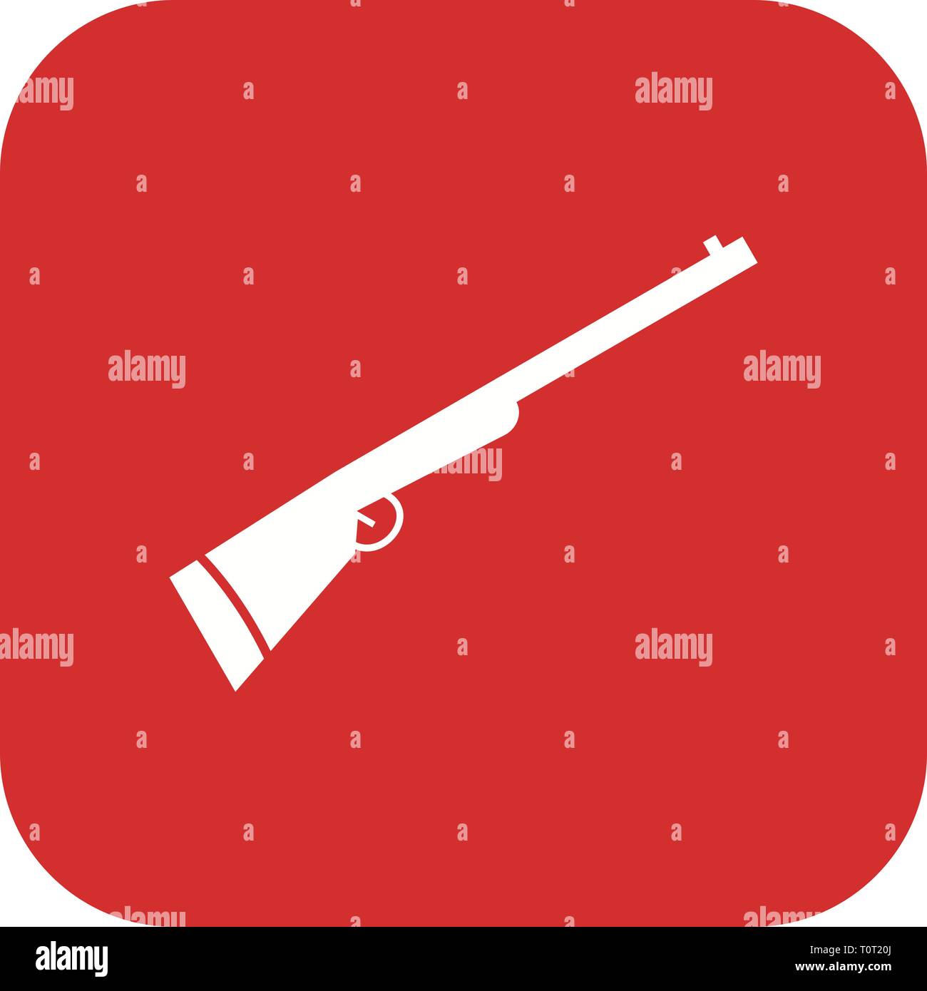 Illustration Shotgun Icon Stock Photo - Alamy