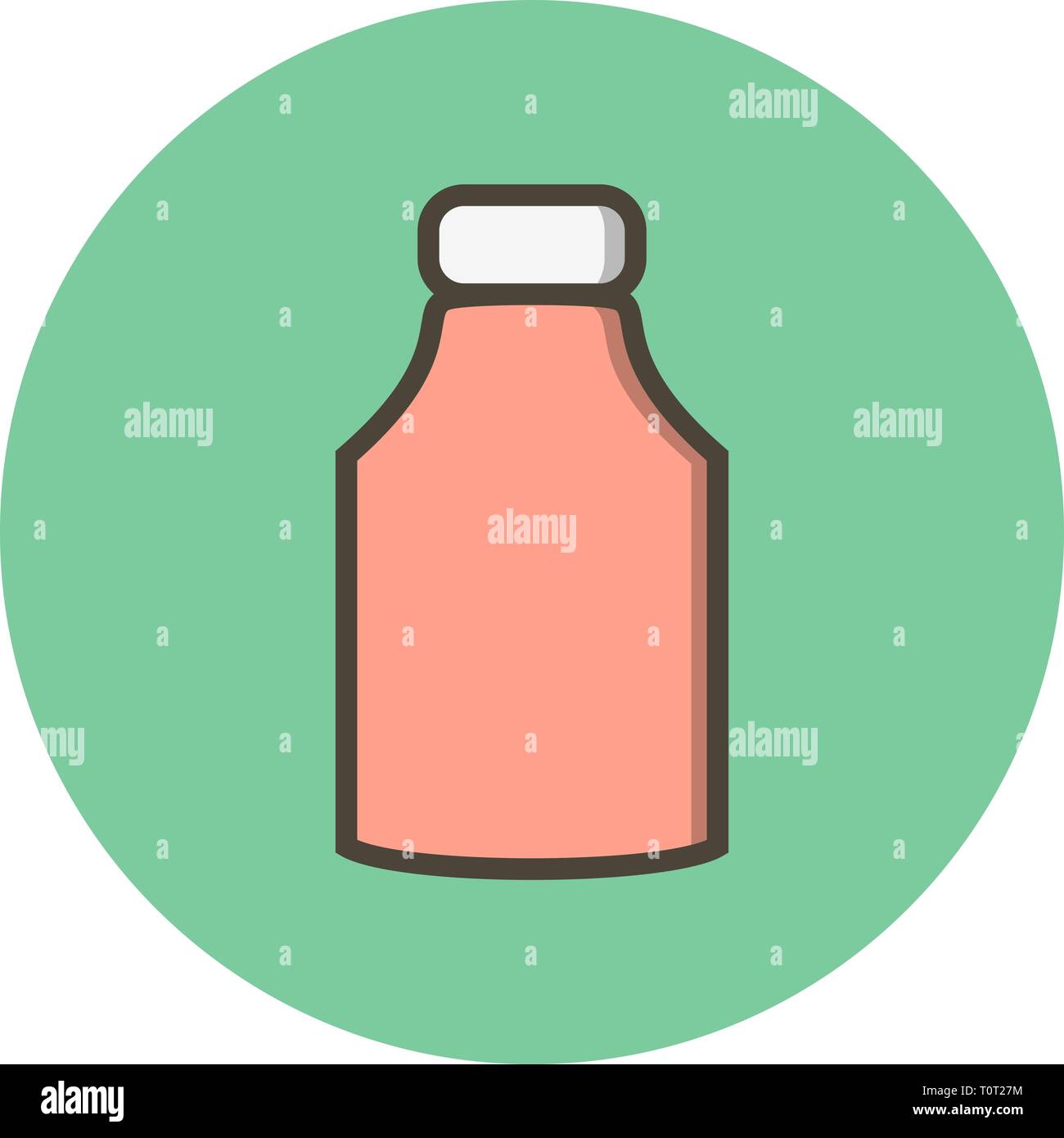 Illustration Syrup Icon Stock Photo - Alamy