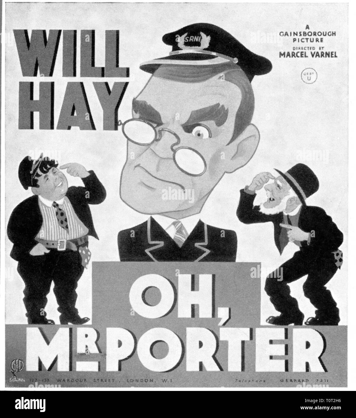 WILL HAY GRAHAM MOFFATT MOORE MARRIOTT OH, MR PORTER ! 1937 director ...