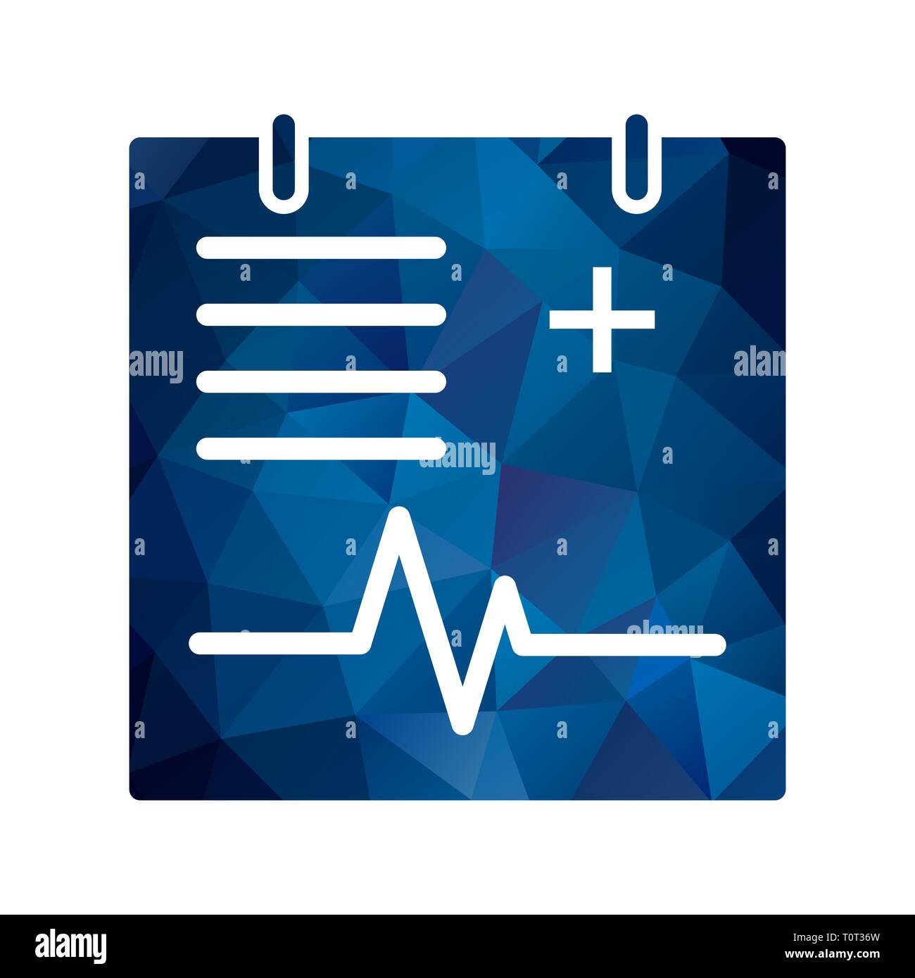 Illustration Medical Chart Icon Stock Photo - Alamy