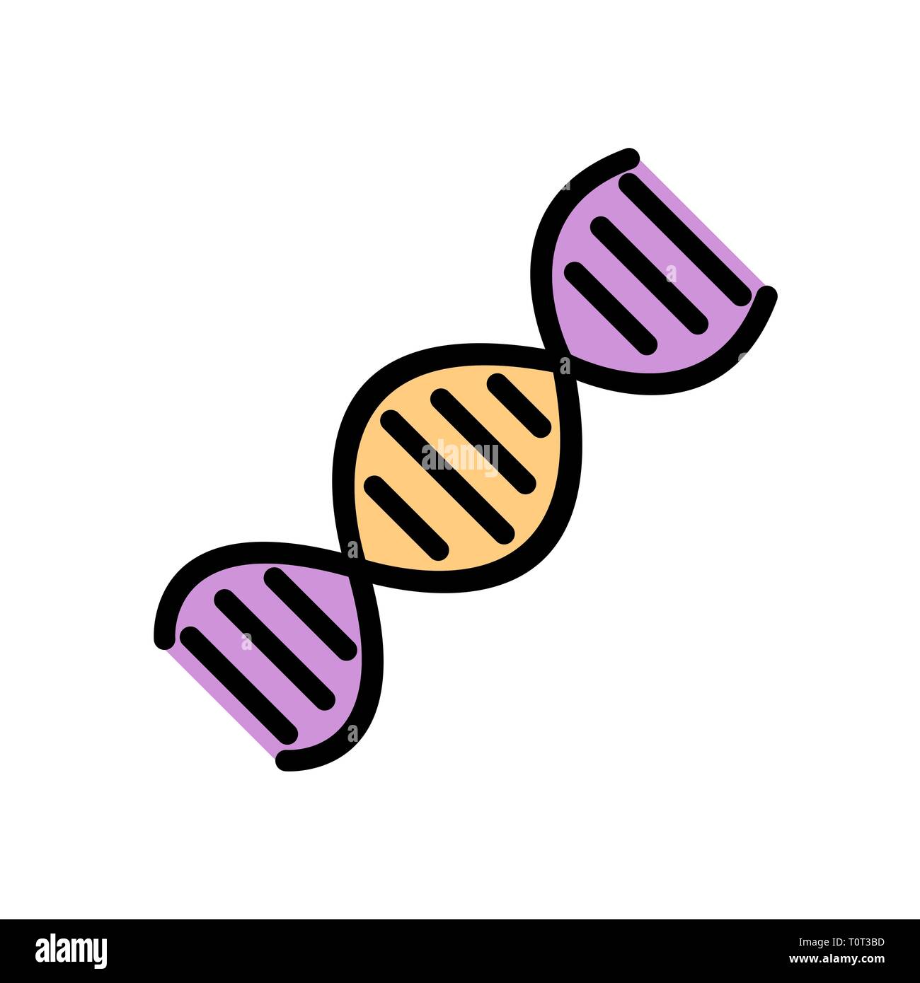 Illustration DNA Icon Stock Photo - Alamy