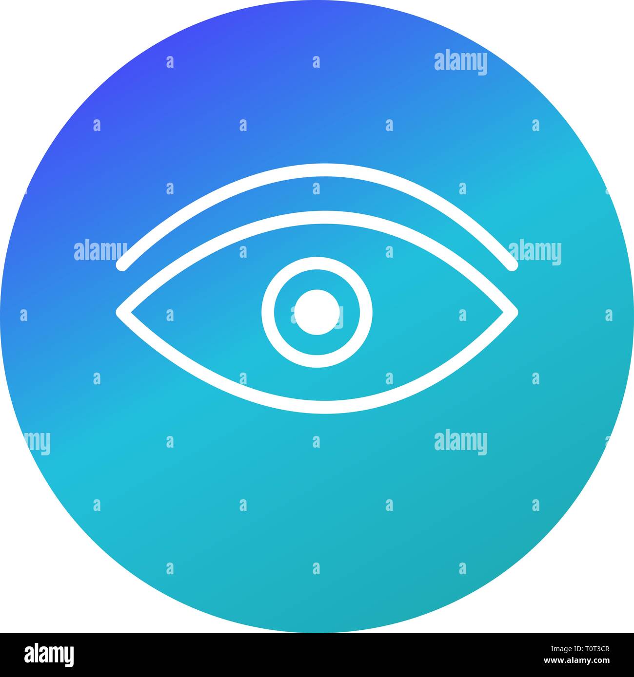 Illustration Eye Icon Stock Photo - Alamy
