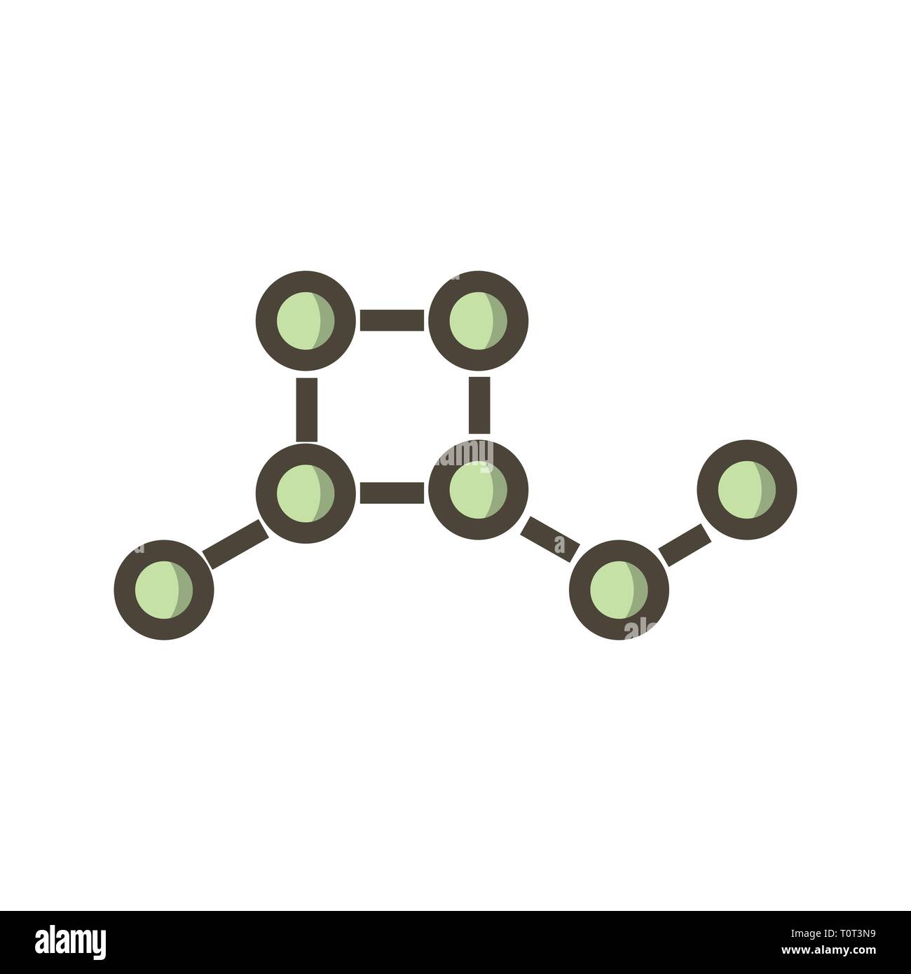 Illustration Structure Icon Stock Photo - Alamy