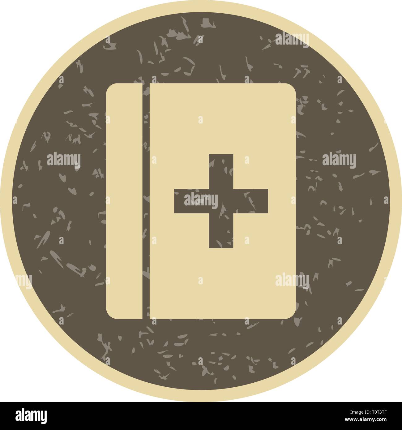 Illustration Medical Book Icon Stock Photo - Alamy