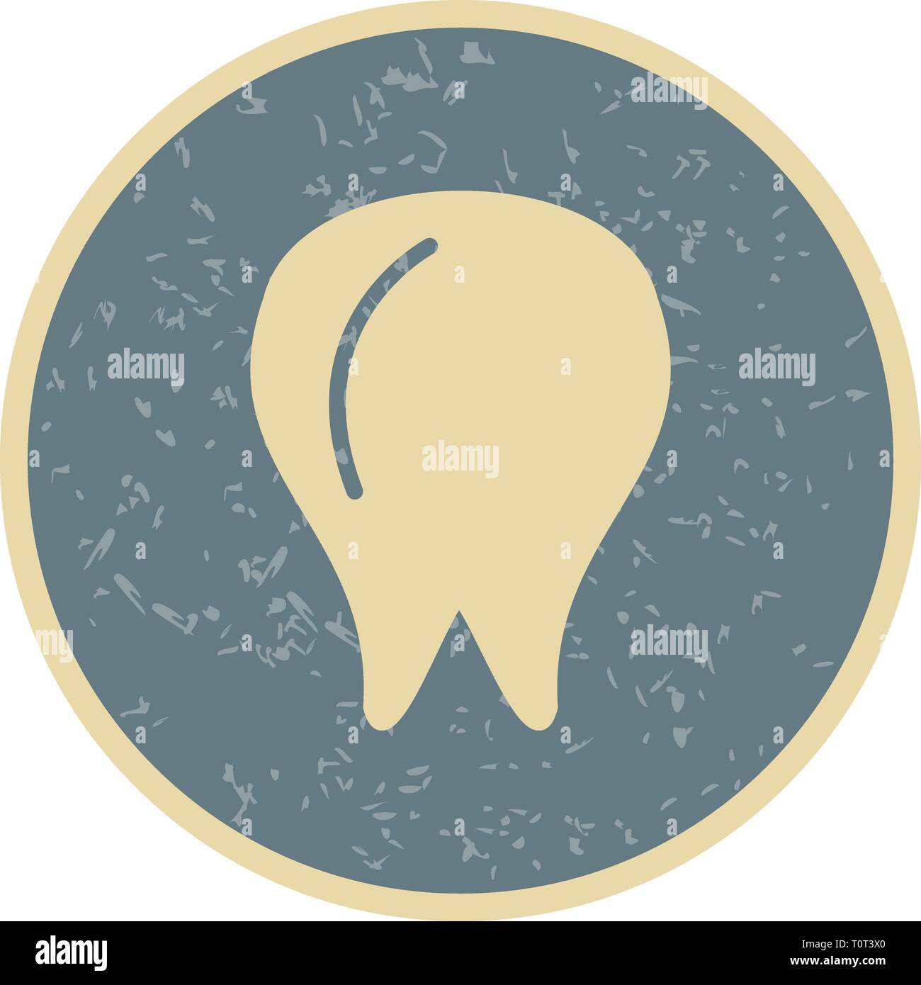 Illustration Tooth Icon Stock Photo - Alamy