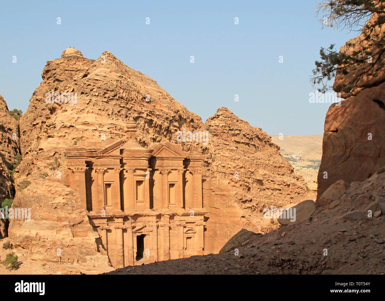 The Monastery - also known as Ad Deir - a monumental building carved ...