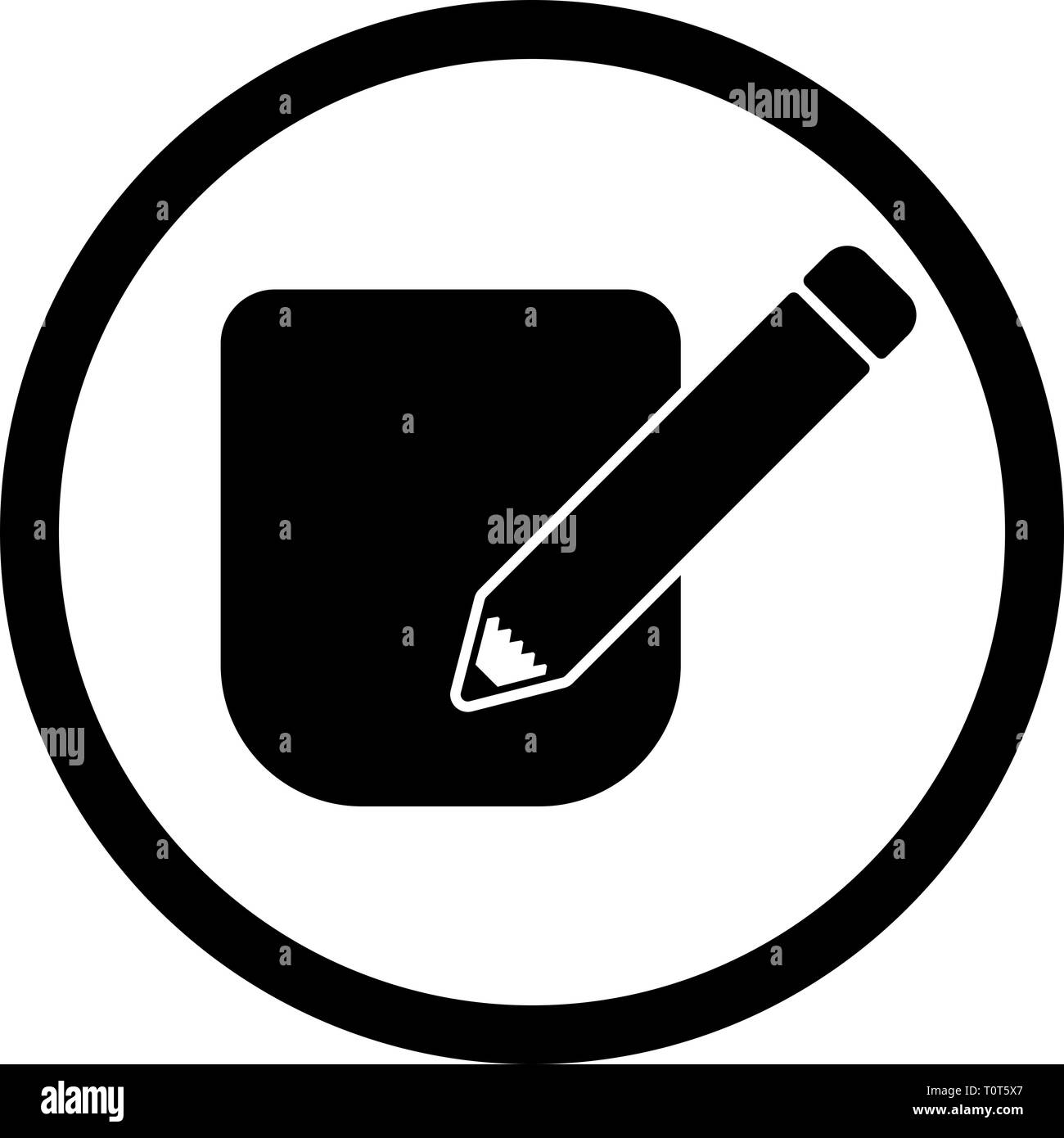 Illustration Corrector Icon Stock Photo - Alamy