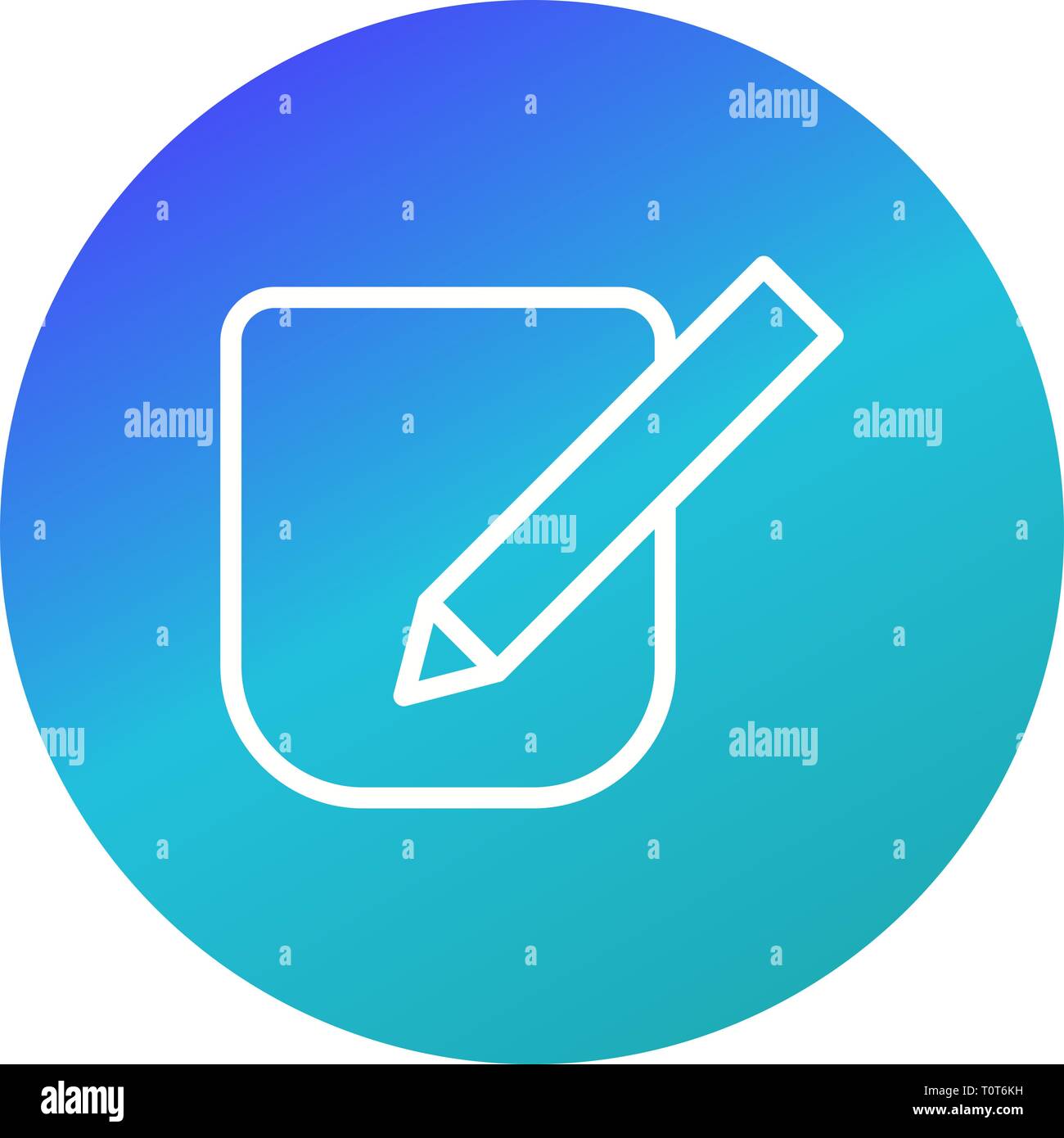 Illustration Corrector Icon Stock Photo - Alamy