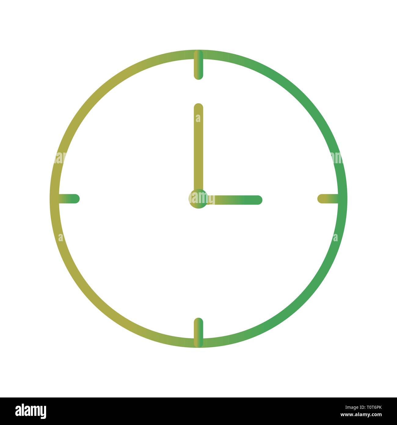Clock 8 20 Cut Out Stock Images & Pictures - Alamy