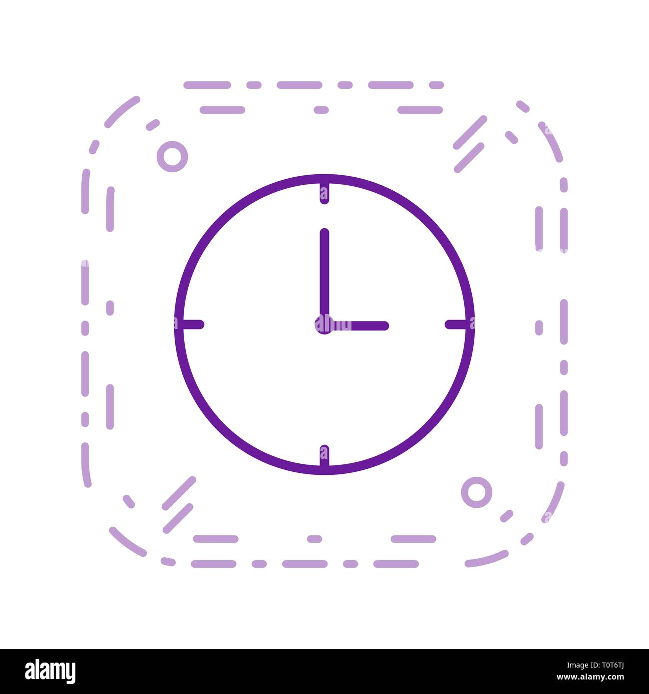 Clock 9 15 Cut Out Stock Images & Pictures - Alamy
