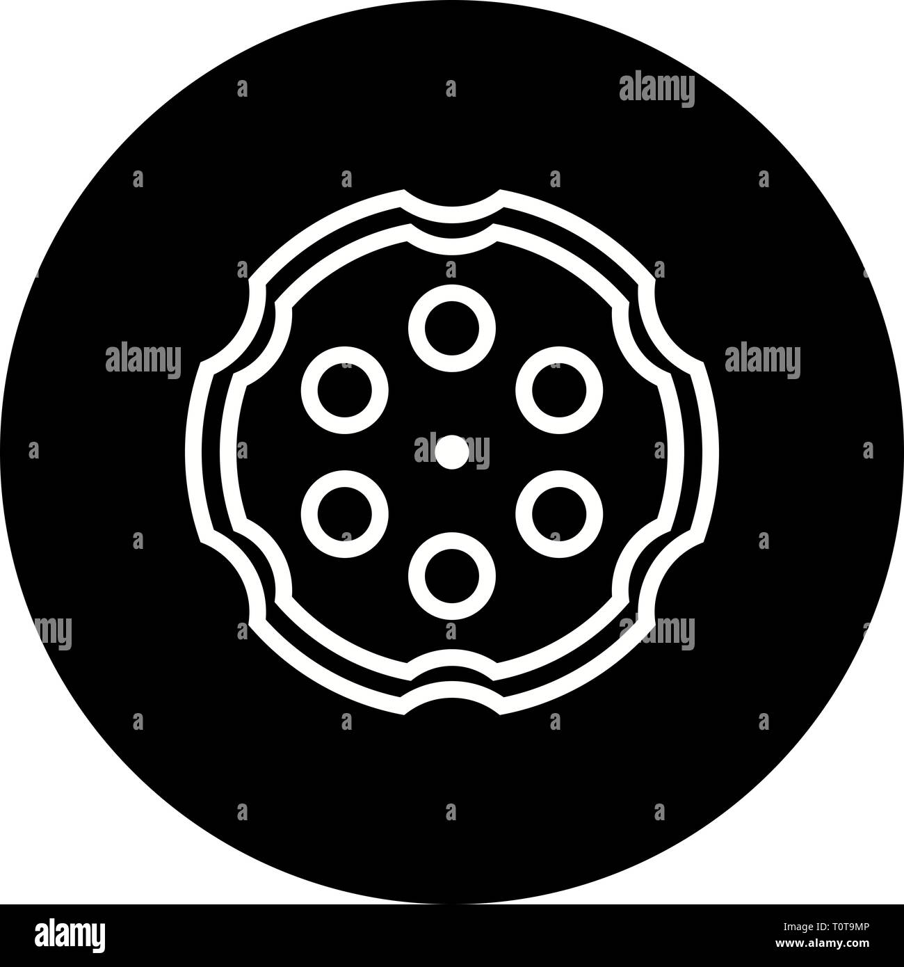 Illustration Chamber Icon Stock Photo - Alamy