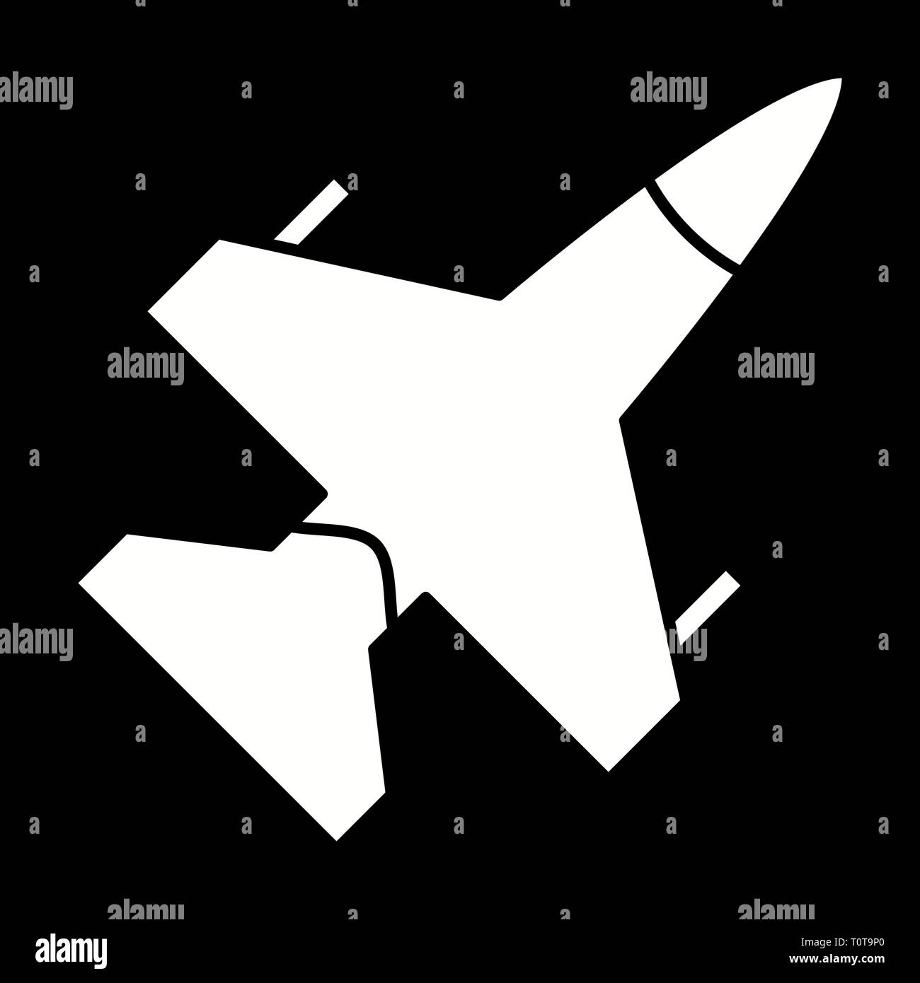 Illustration Jet Icon Stock Photo - Alamy