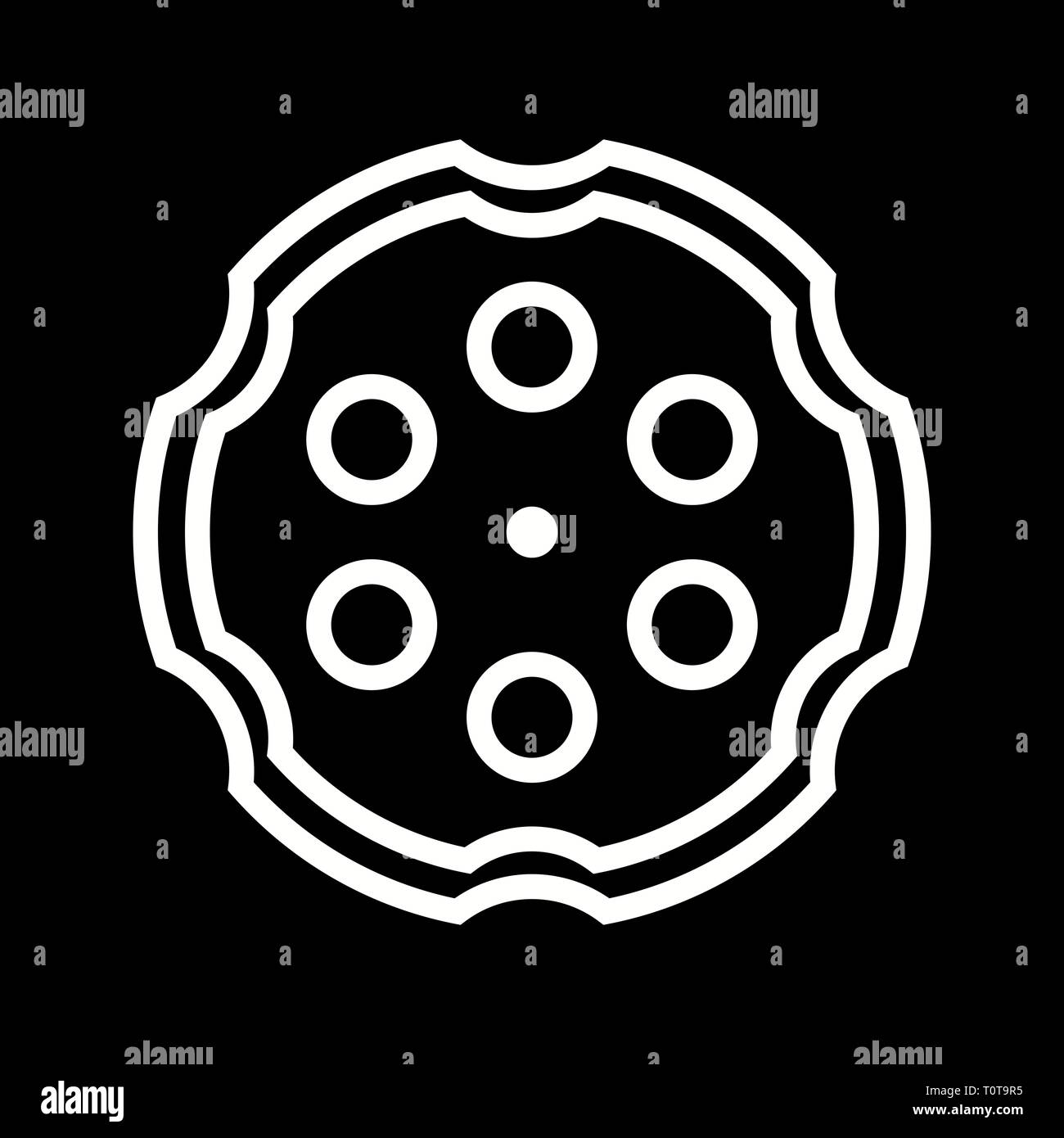 Illustration Chamber Icon Stock Photo - Alamy