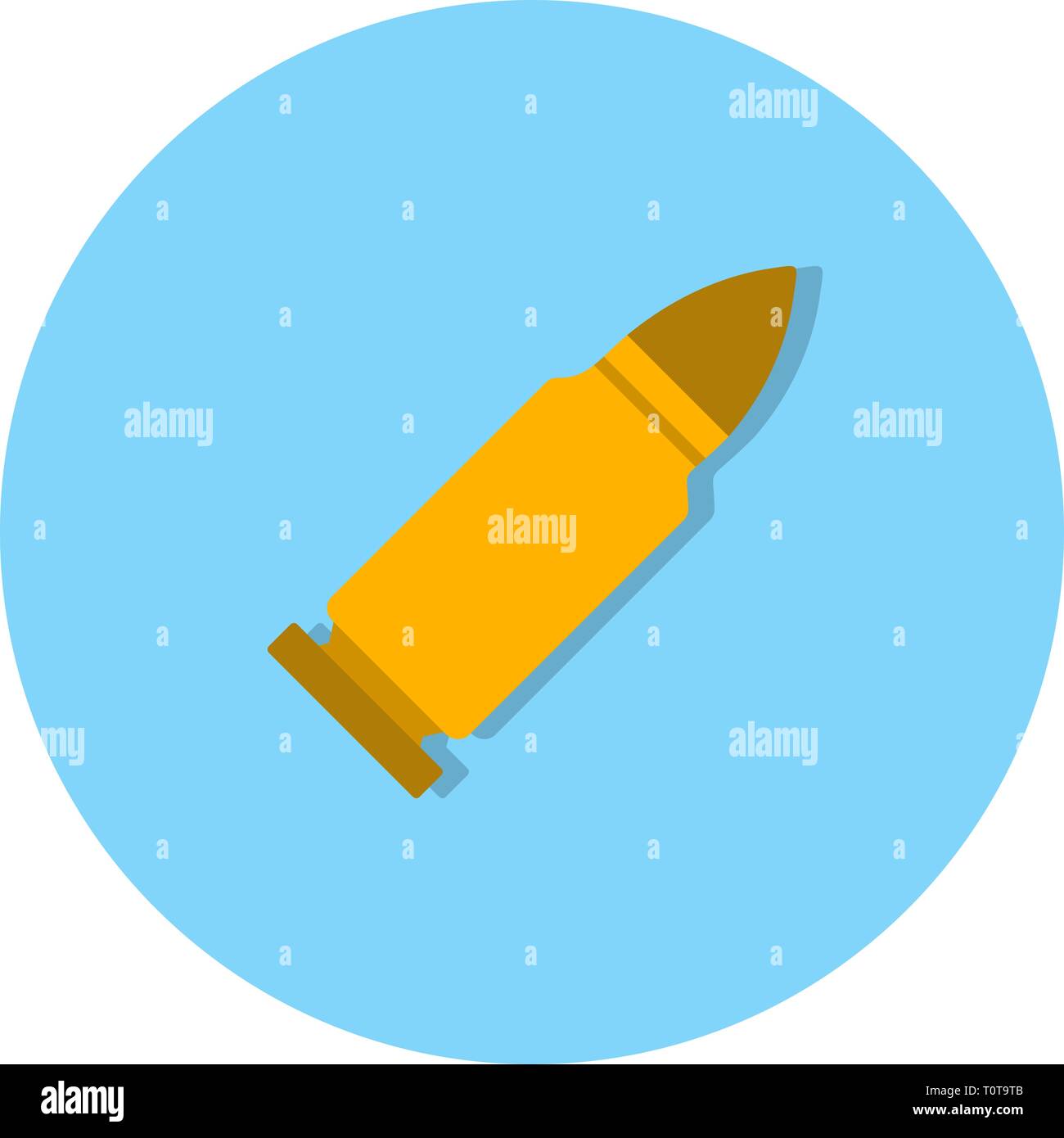 Illustration Bullet Icon Stock Photo - Alamy