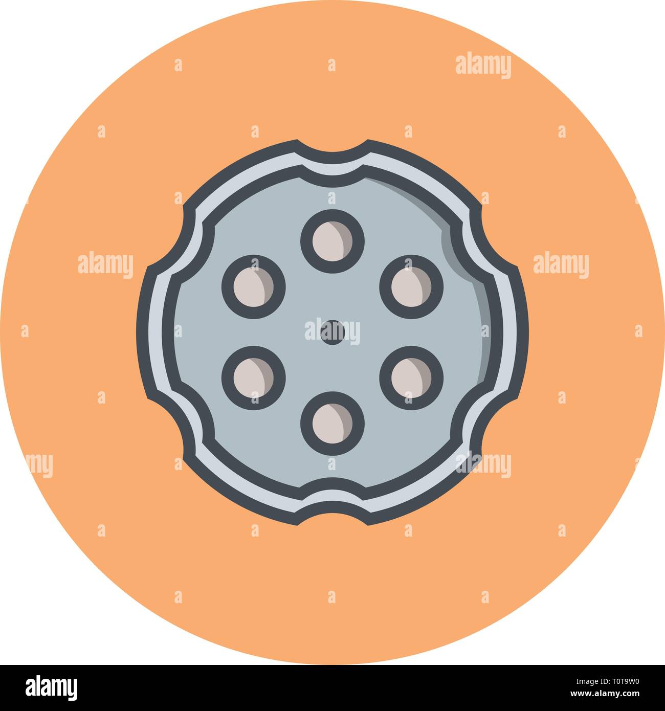 Illustration Chamber Icon Stock Photo - Alamy