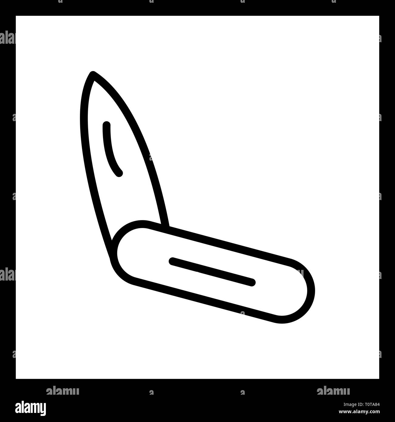 Knife 3 Black and White Stock Photos & Images - Alamy