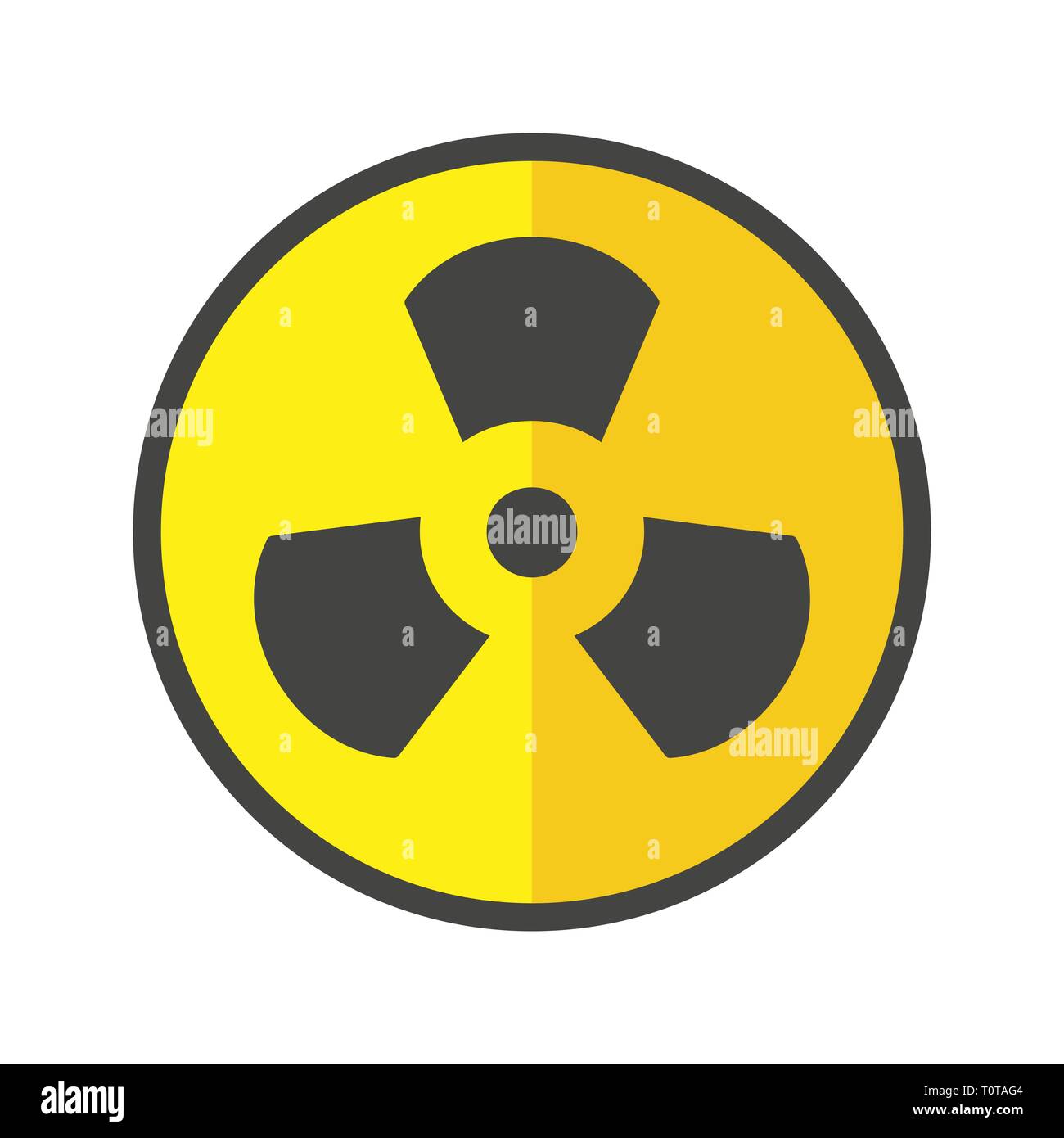 Illustration Radiation Icon Stock Photo - Alamy