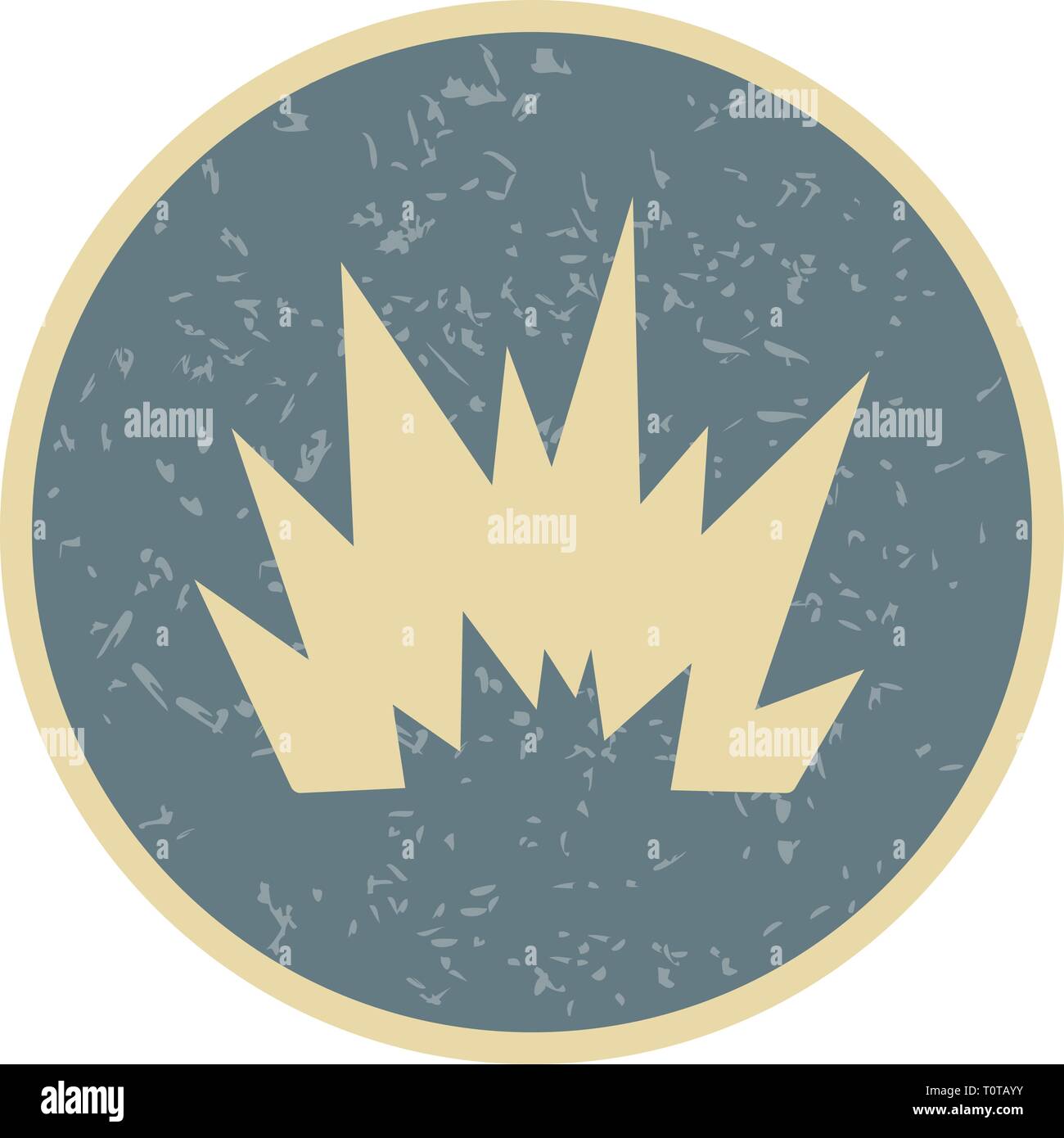 Illustration Blast Icon Stock Photo - Alamy