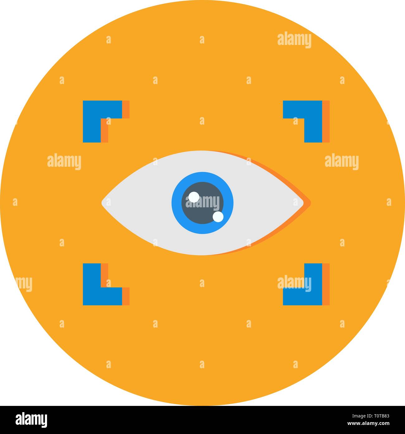 Illustration Scan Icon Stock Photo - Alamy