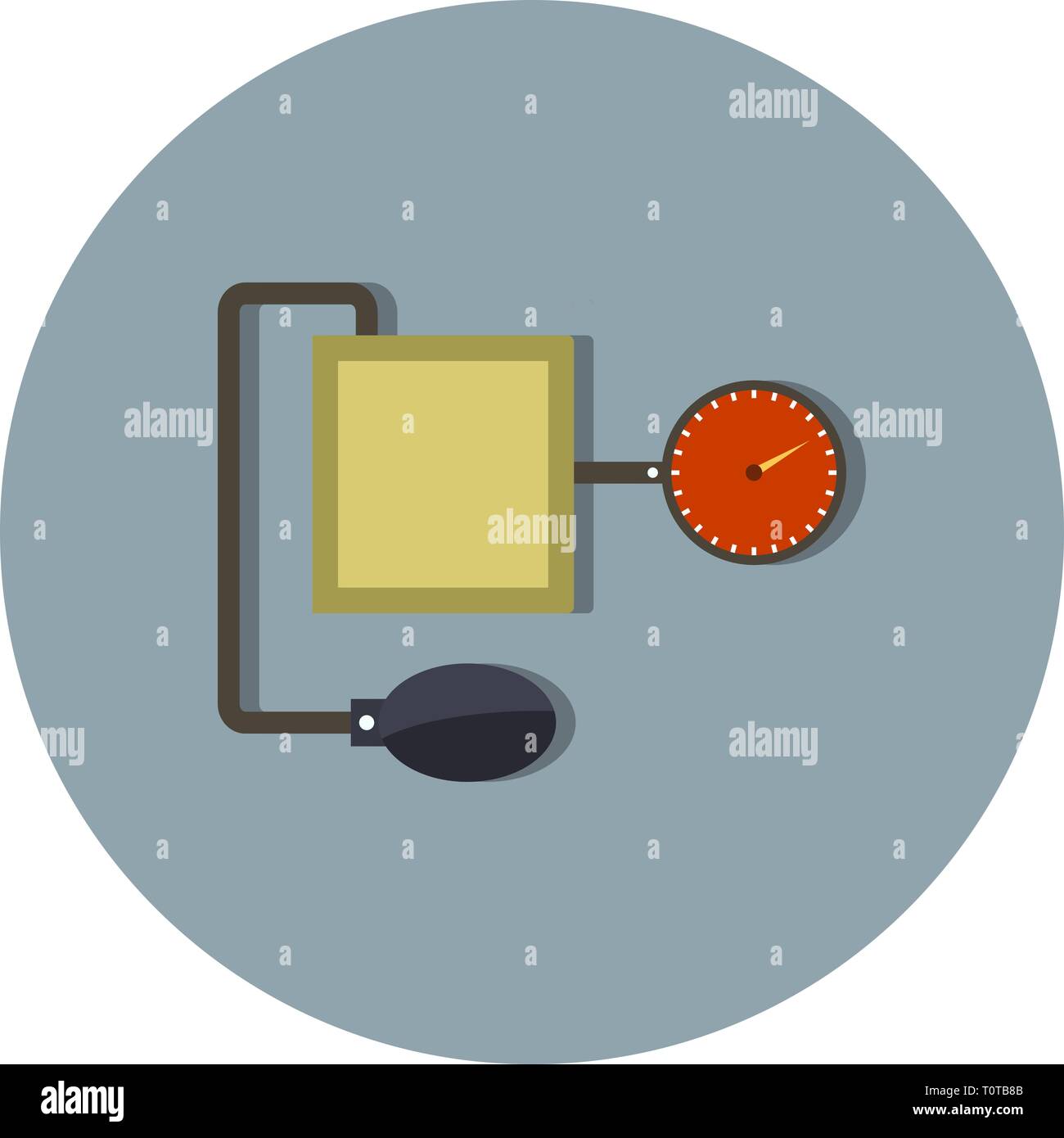 Illustration BP Apparatus Icon Stock Photo - Alamy