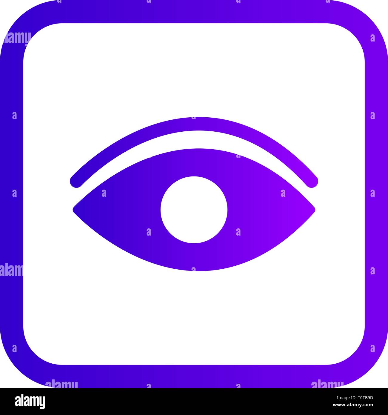 Illustration Eye Icon Stock Photo - Alamy