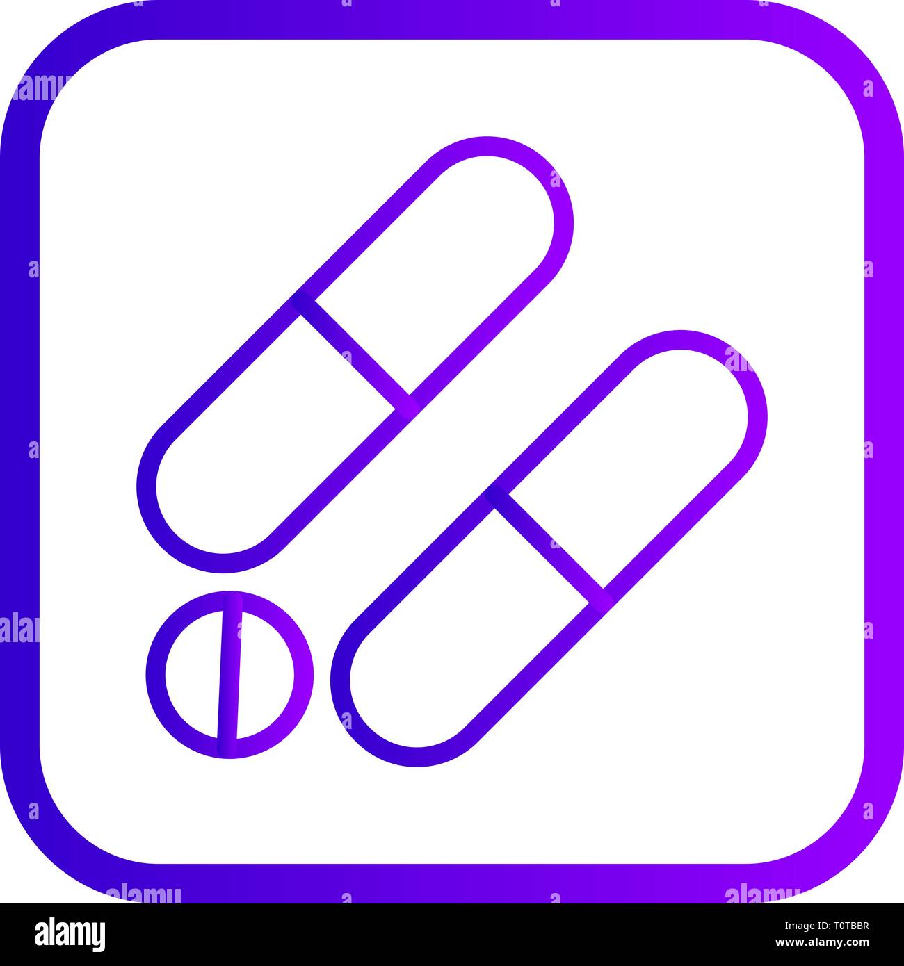 Medicines icon hi-res stock photography and images - Alamy