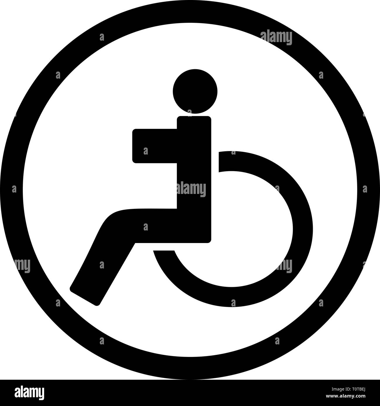 25 handicapped Black and White Stock Photos & Images - Alamy