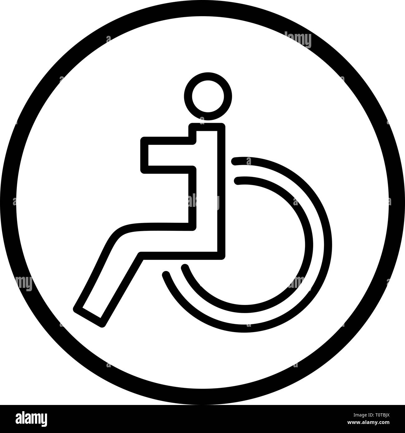 25 handicapped Black and White Stock Photos & Images - Alamy