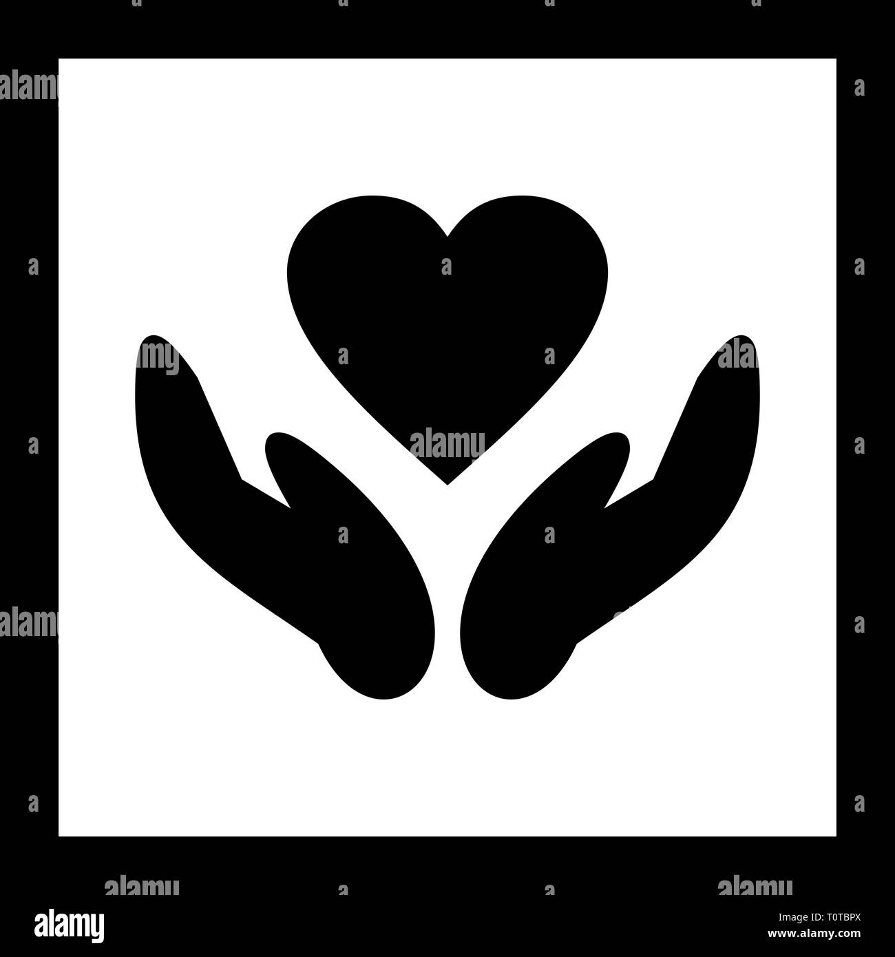 Illustration Health Sign Icon Stock Photo - Alamy