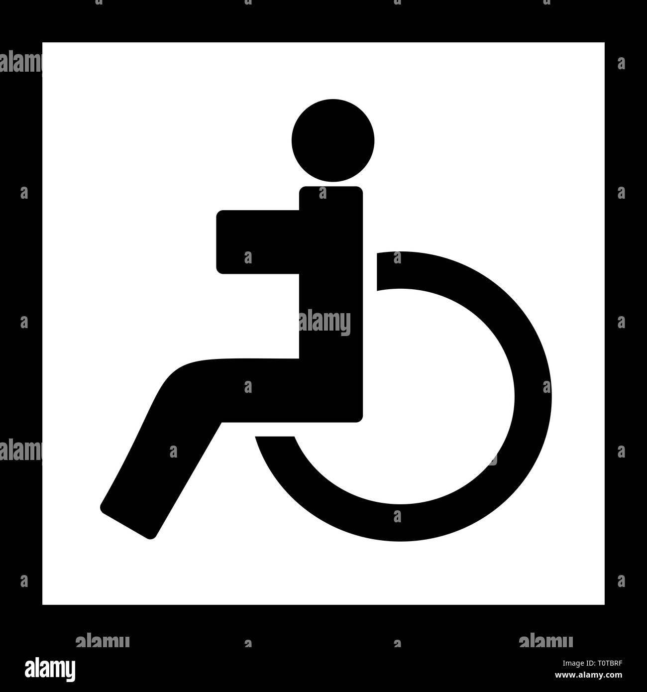 25 handicapped Black and White Stock Photos & Images - Alamy