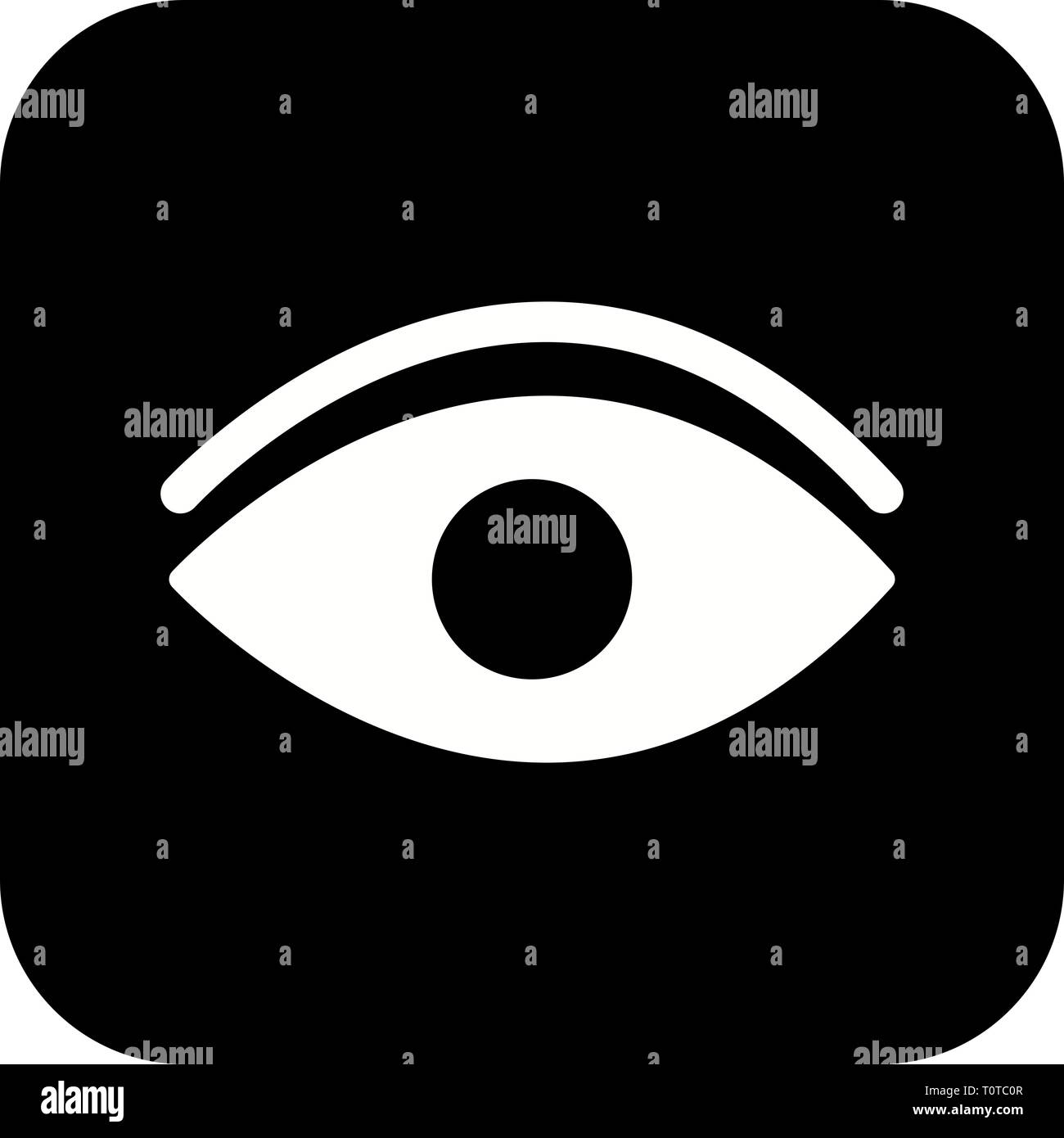 Illustration Eye Icon Stock Photo - Alamy