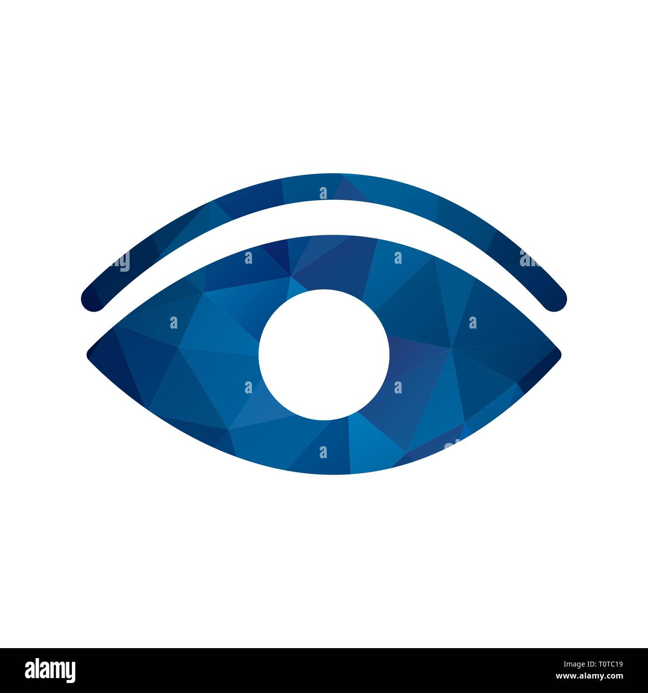 Illustration Eye Icon Stock Photo - Alamy