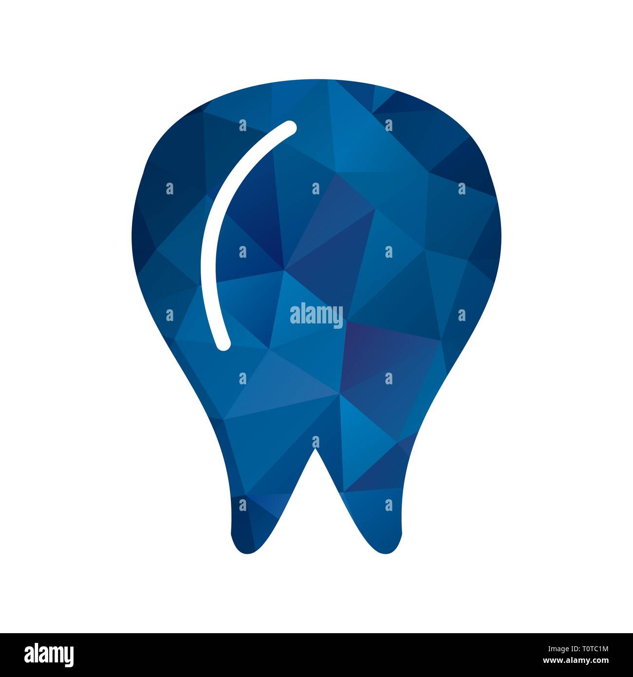 Illustration Tooth Icon Stock Photo - Alamy