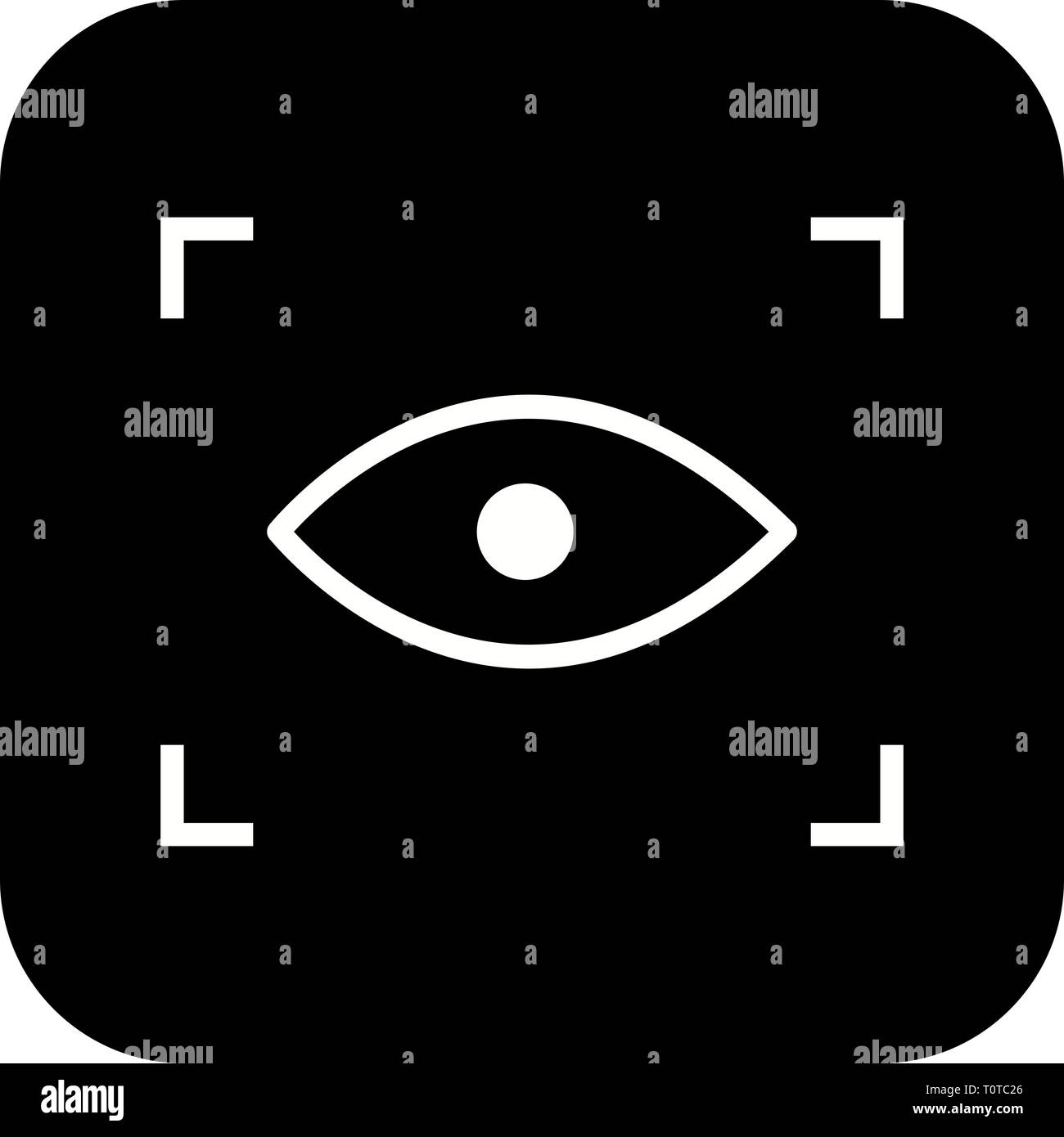 Illustration Scan Icon Stock Photo - Alamy