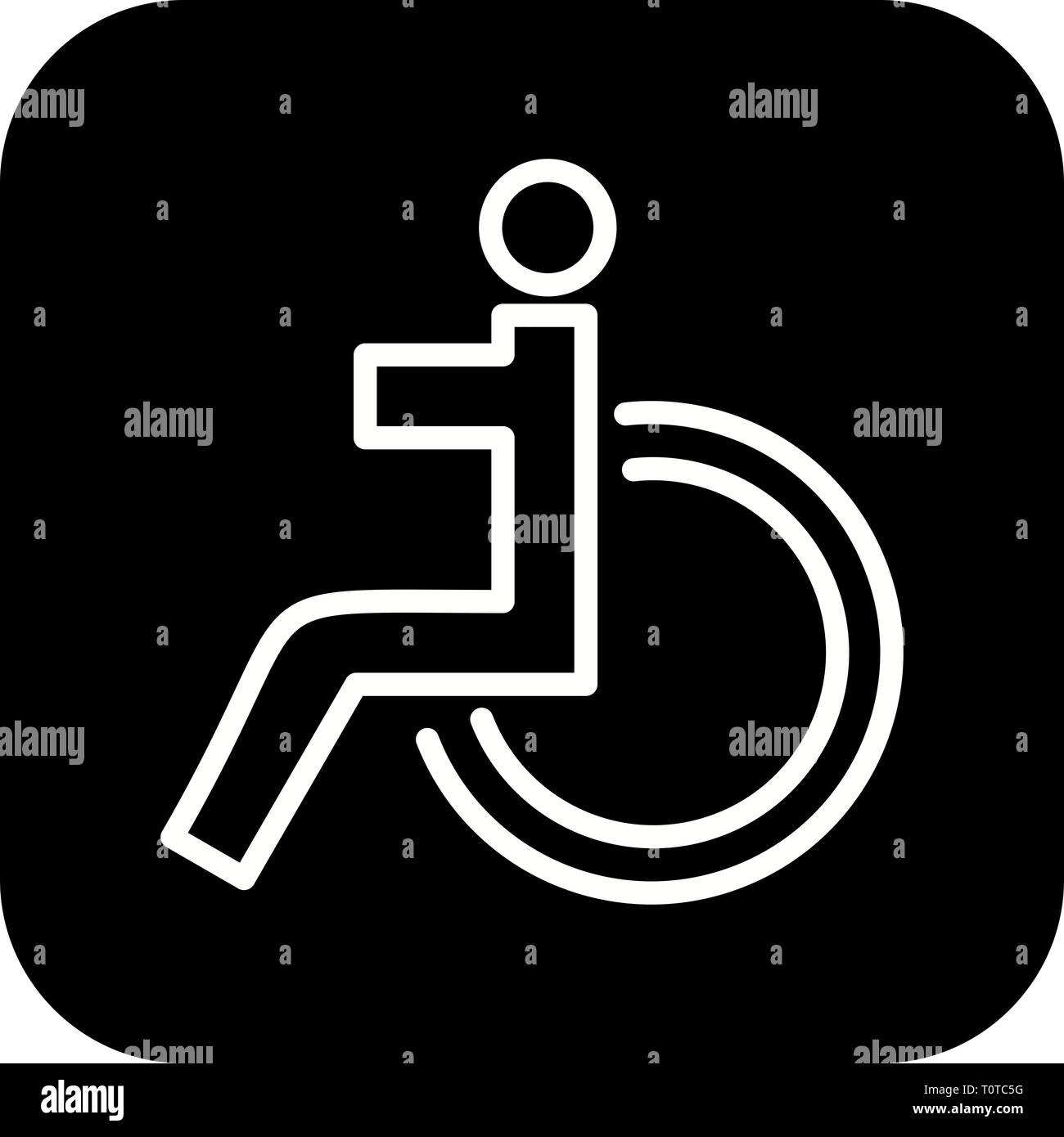 25 handicapped Black and White Stock Photos & Images - Alamy