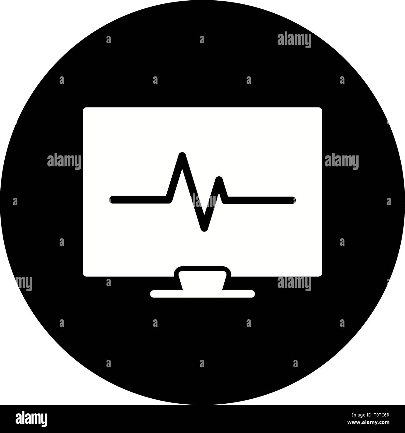 Ecg Icon High Resolution Stock Photography and Images - Alamy