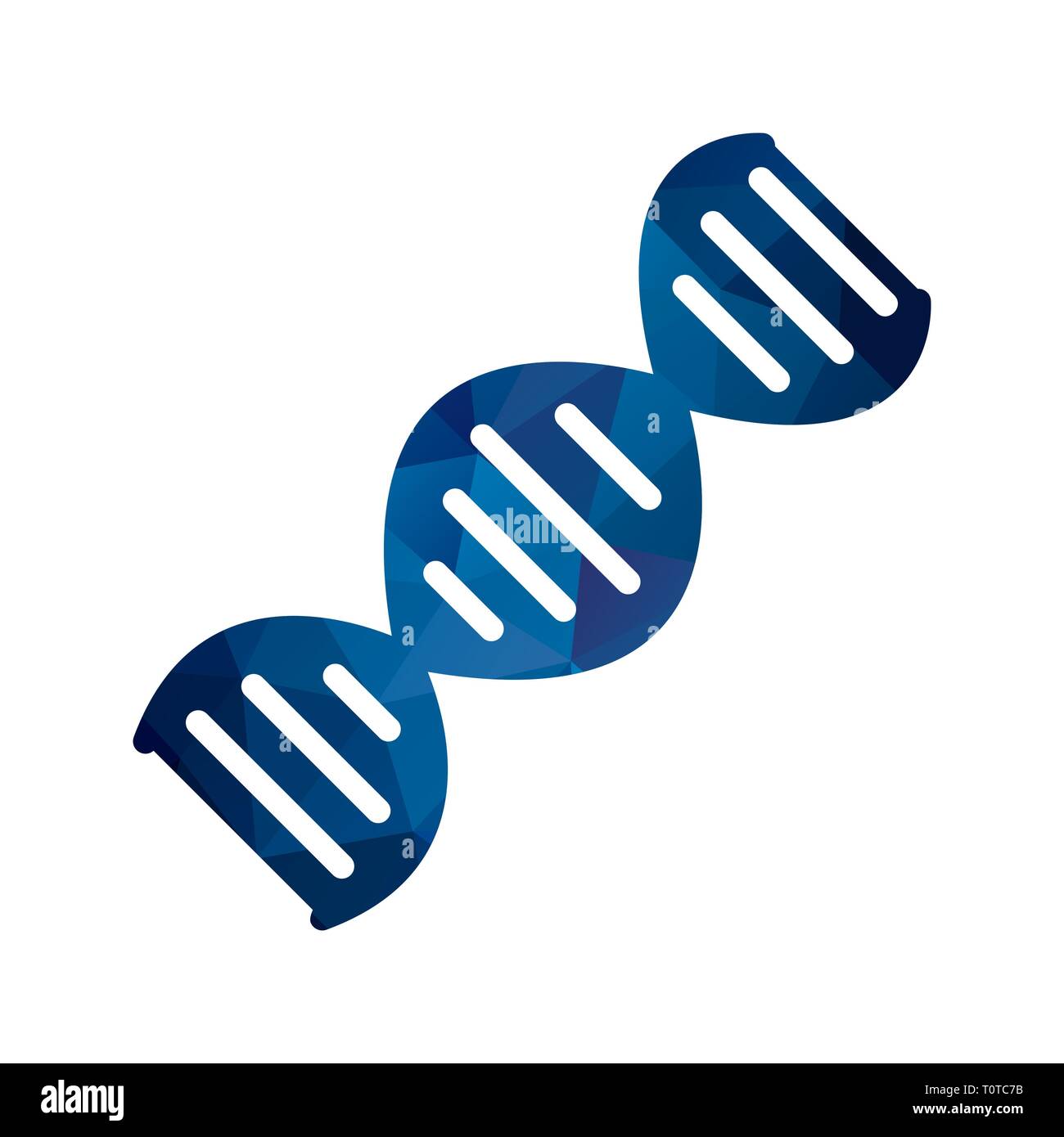 Illustration DNA Icon Stock Photo - Alamy