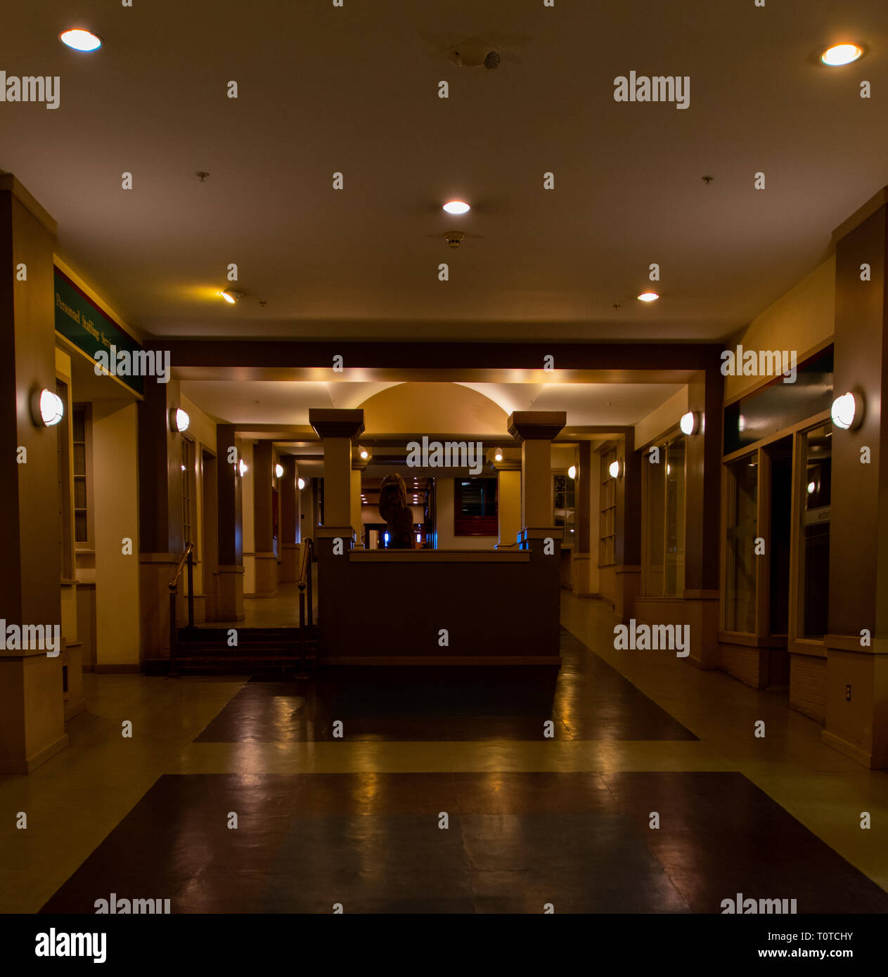 The old school hallway hi-res stock photography and images - Alamy